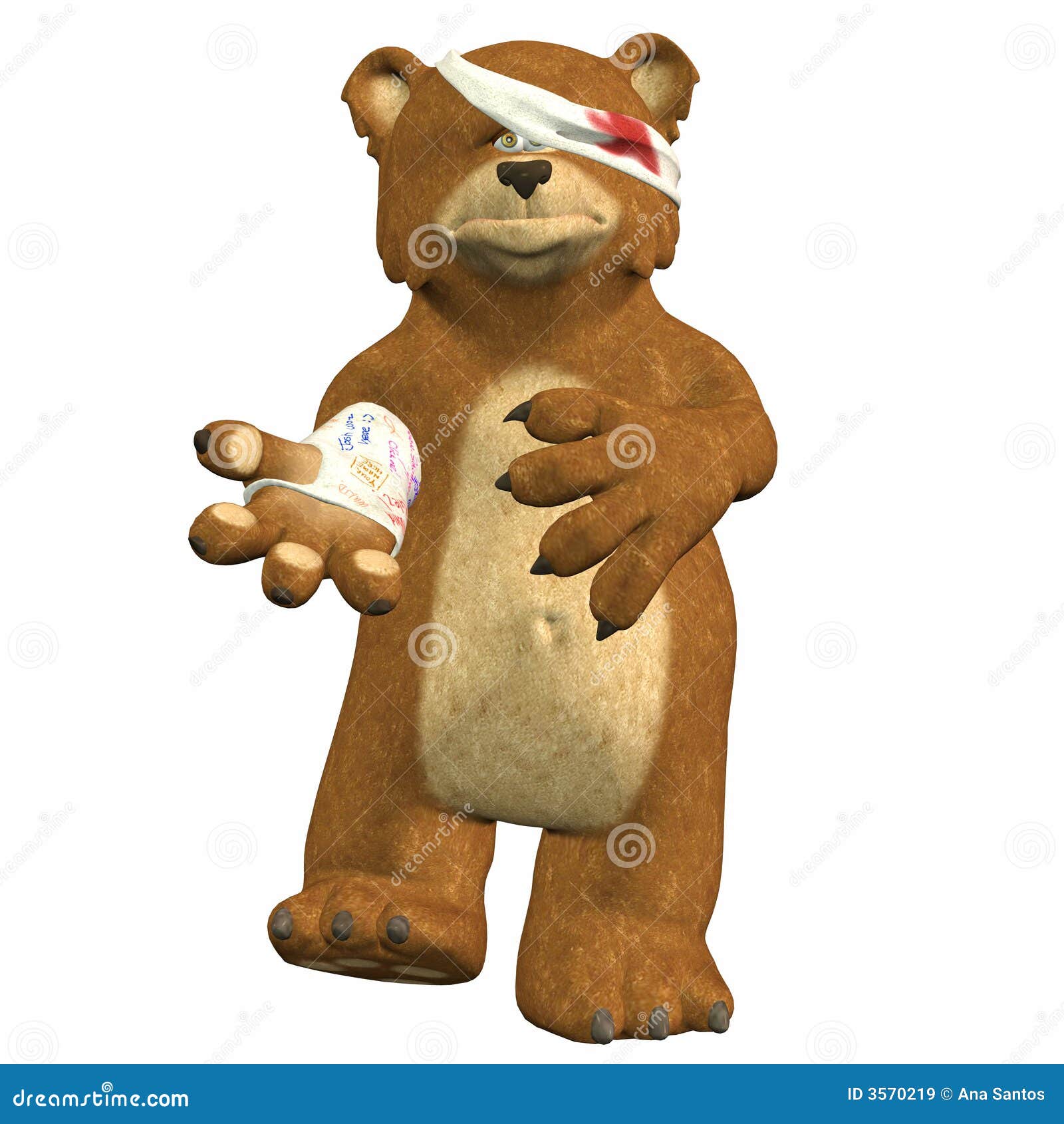 Hurt Bear Picture. Image: 3570219