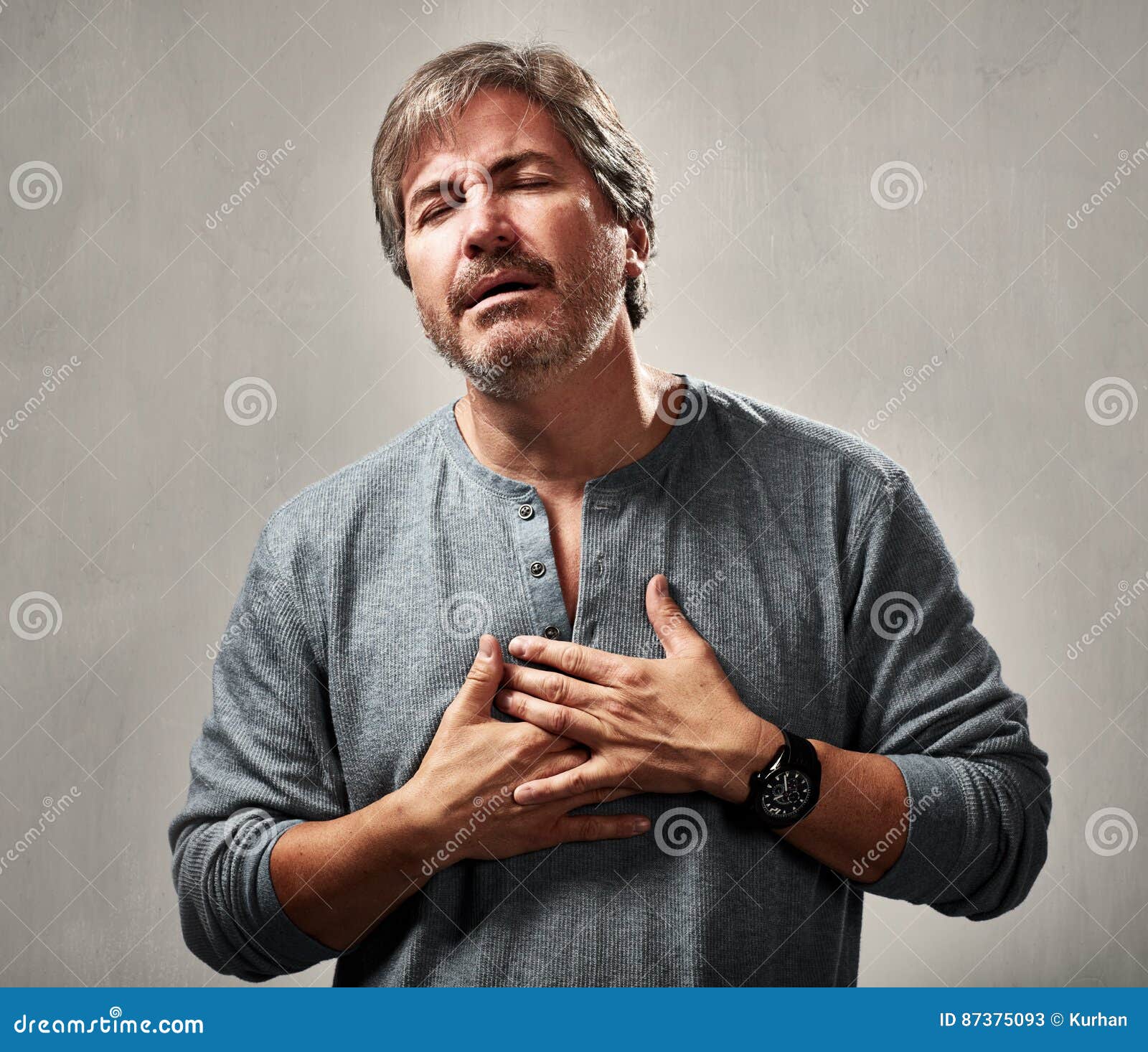 Hurt man stock image. Image of sick, emotions, solitariness - 87375093