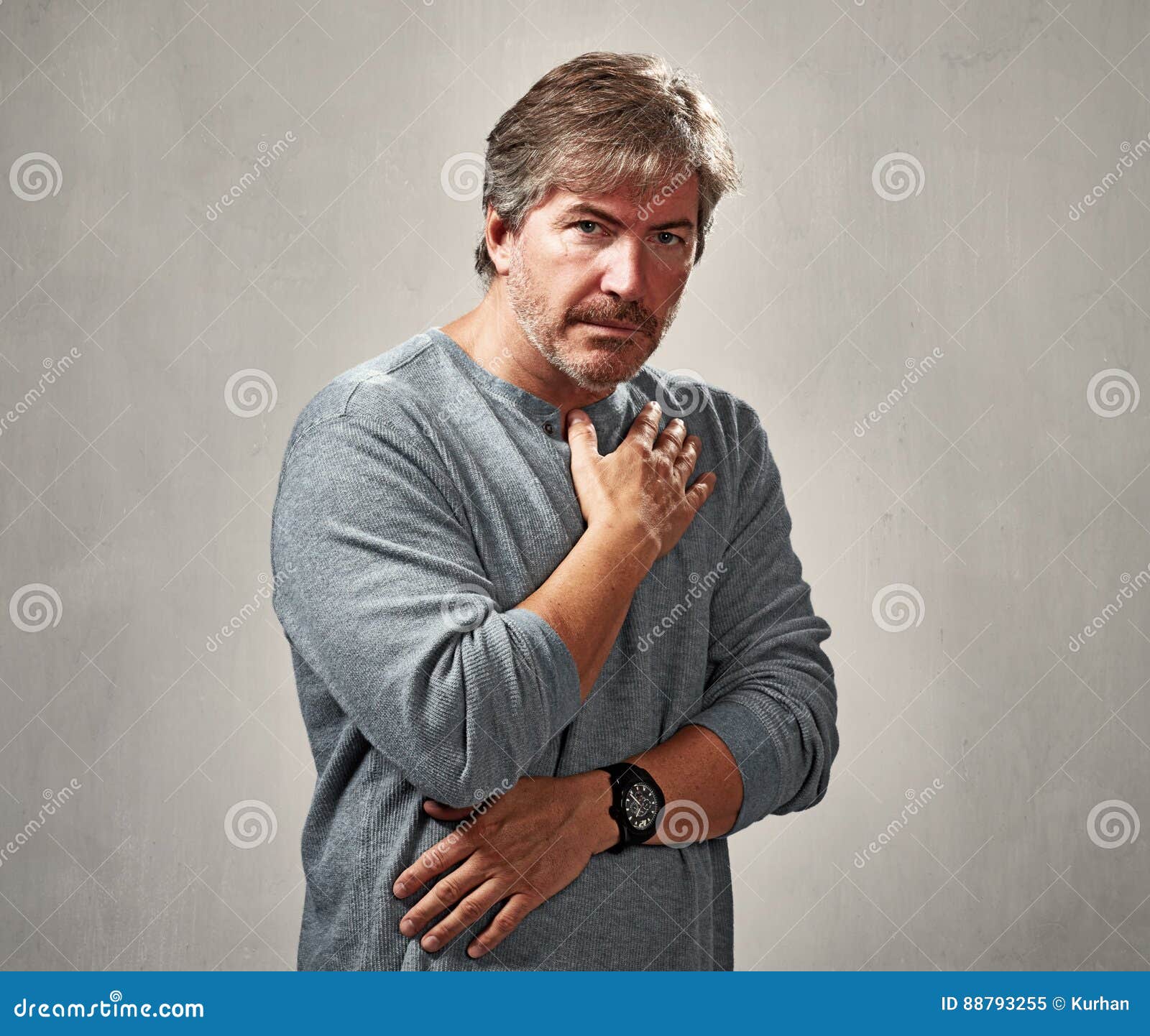 Hurt man stock image. Image of lonely, background, sick - 88793255