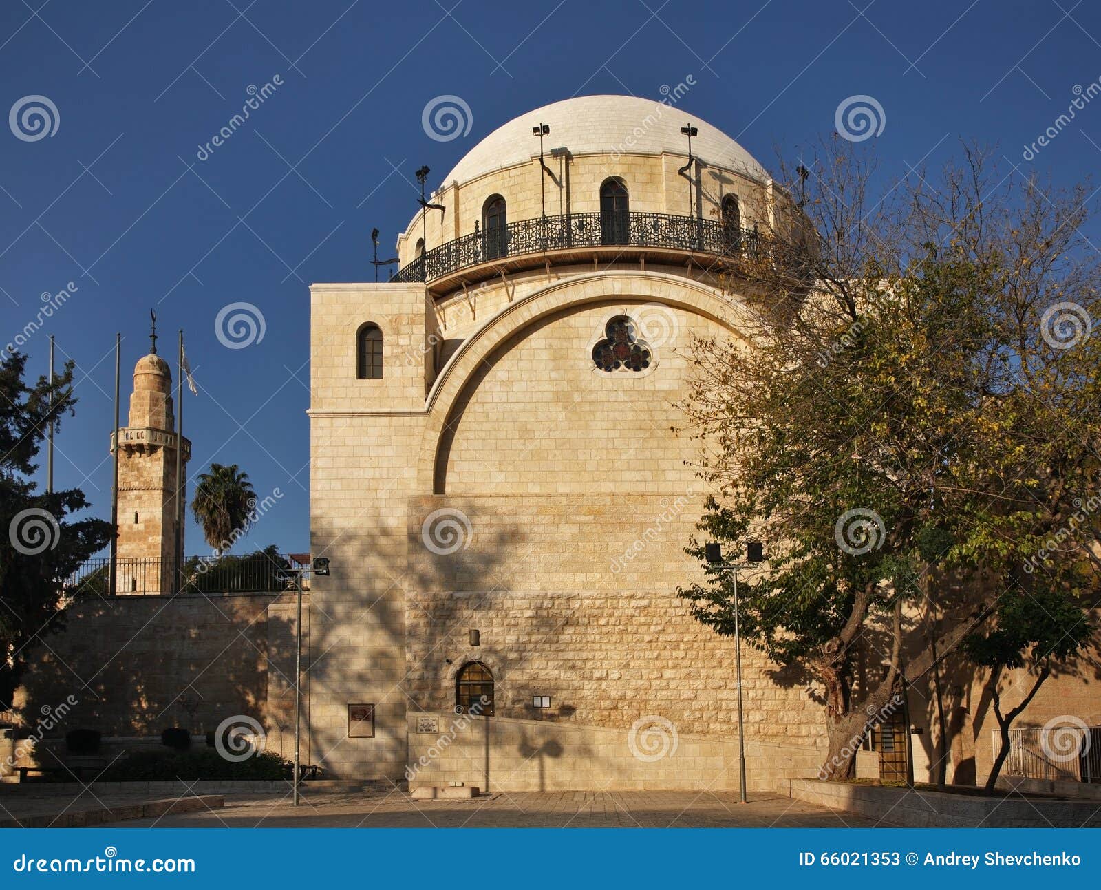 Hurva Synagogue in Jerusalem. Israel Stock Image - Image of ...