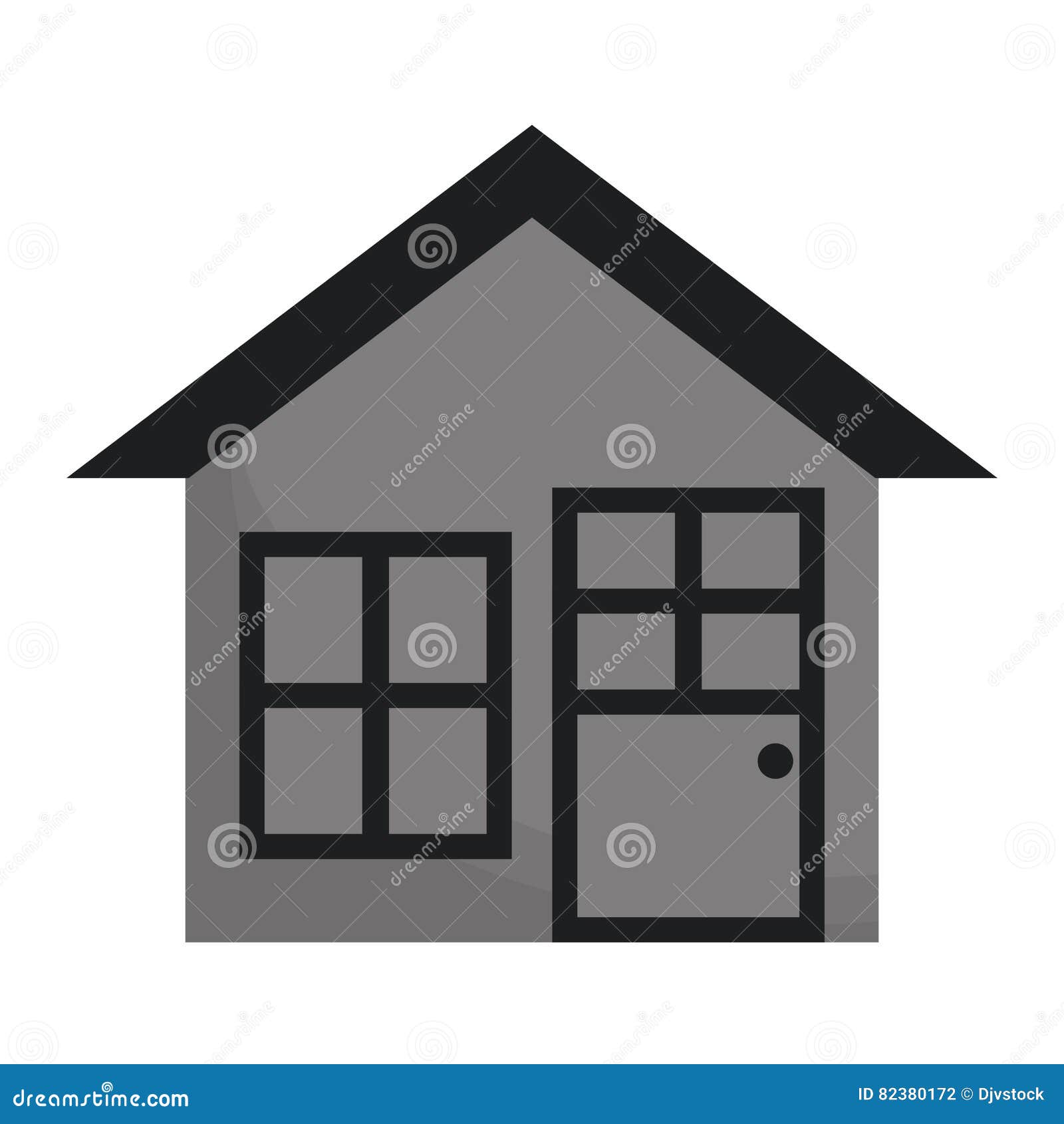 Hus eller hem- symbolsbild vektor illustrationer. Illustration av ...