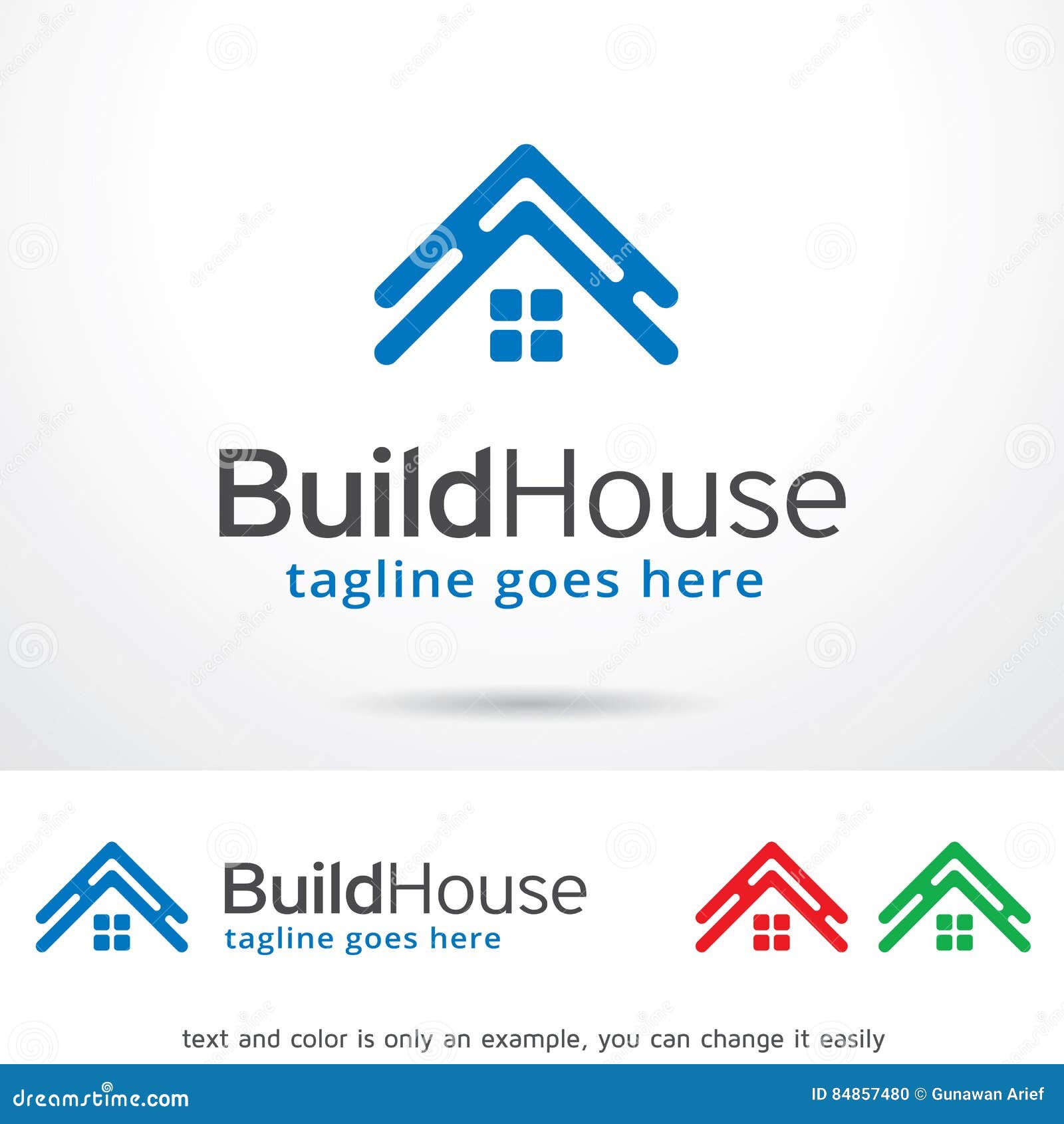 Hus Logo Template Design Vector Vektor Illustrationer - Illustration av ...