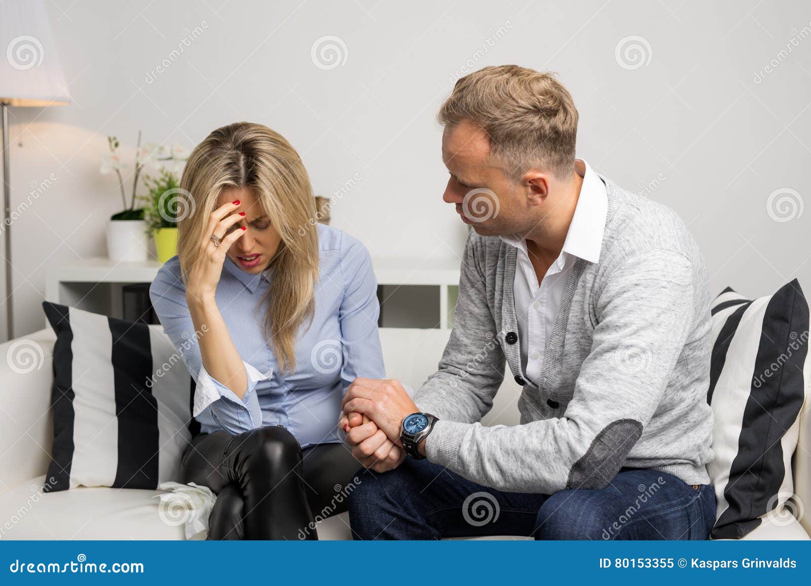 Husband Supporting His Wife Stock Image - Image of concept, girlfriend ...