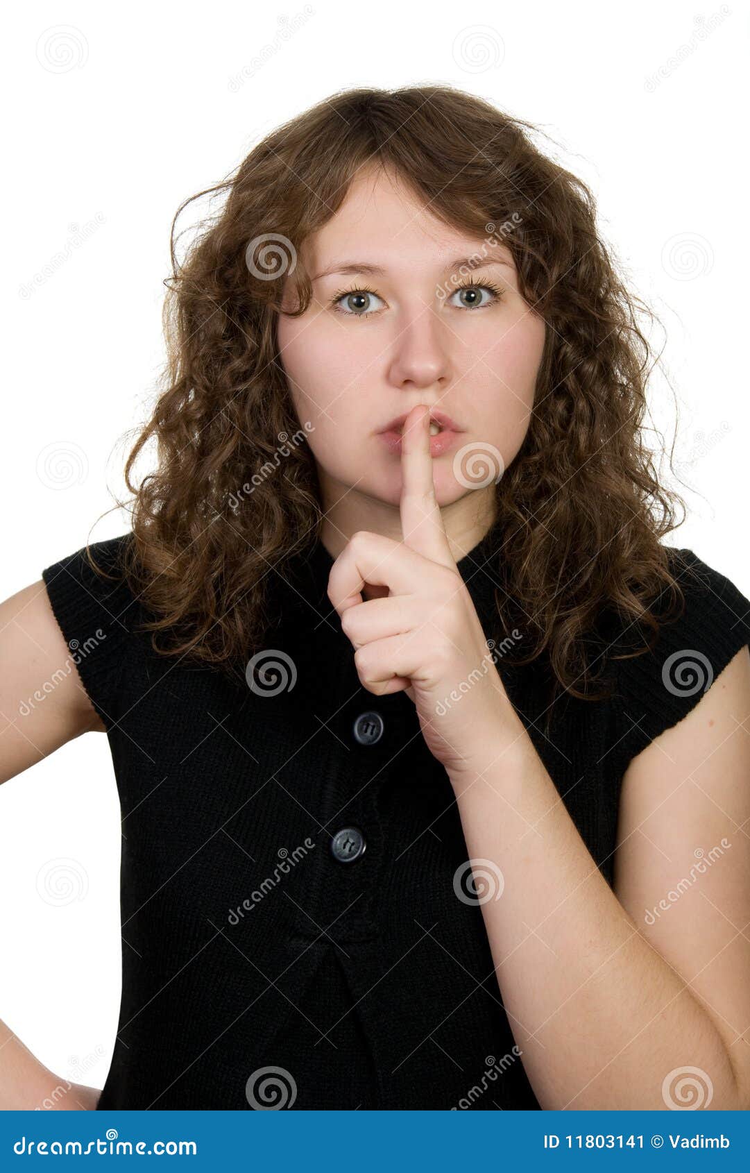 Hush stock image. Image of frizzy, hair, face, brown - 11803141