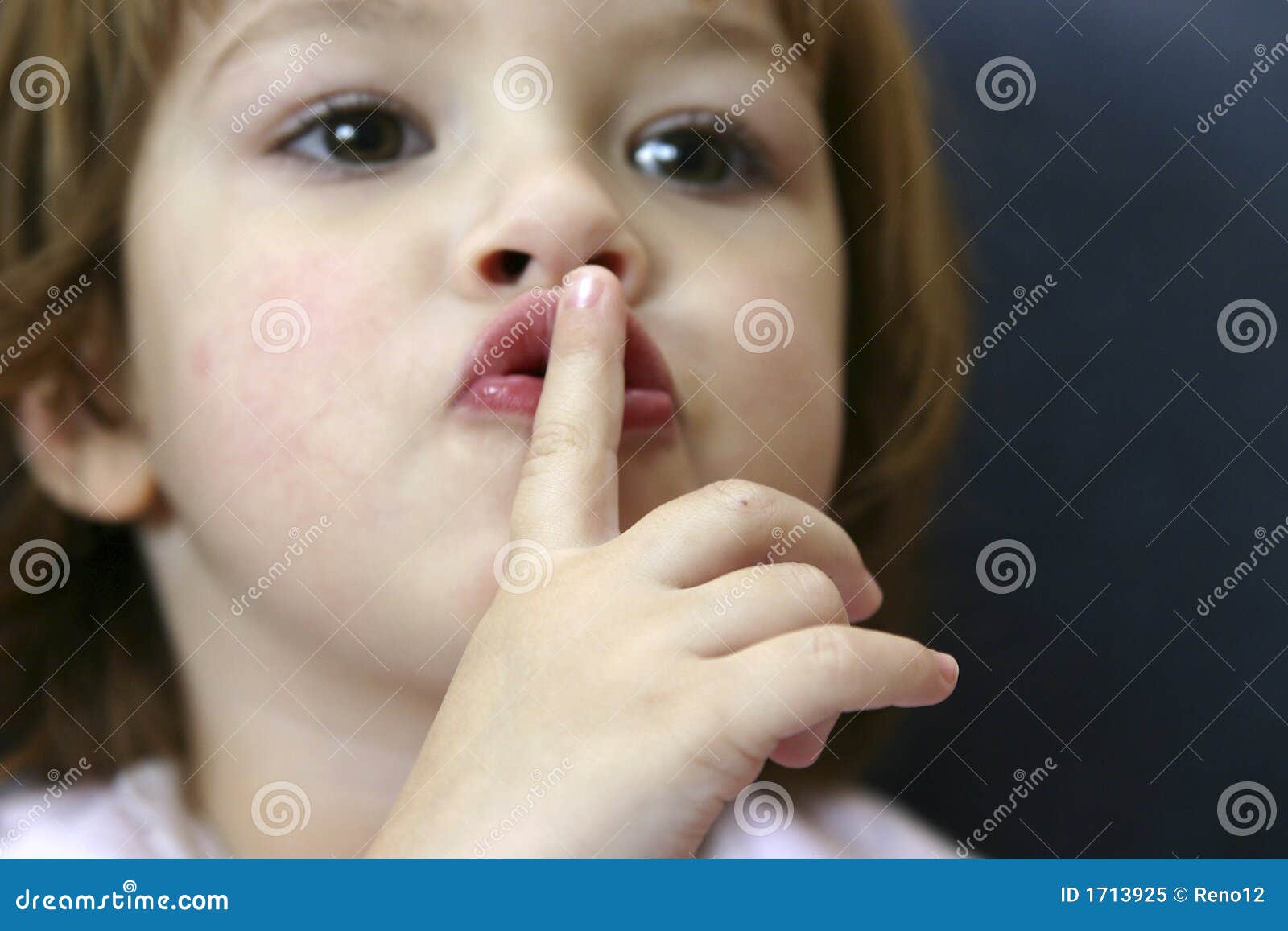 Hush! stock image. Image of cute, lips, child, finger - 1713925