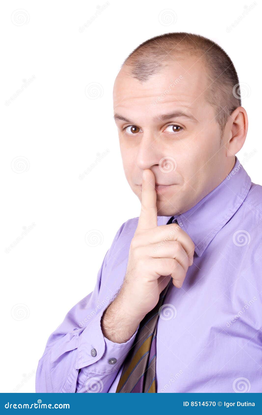 Hush! stock photo. Image of white, people, mouth, finger - 8514570