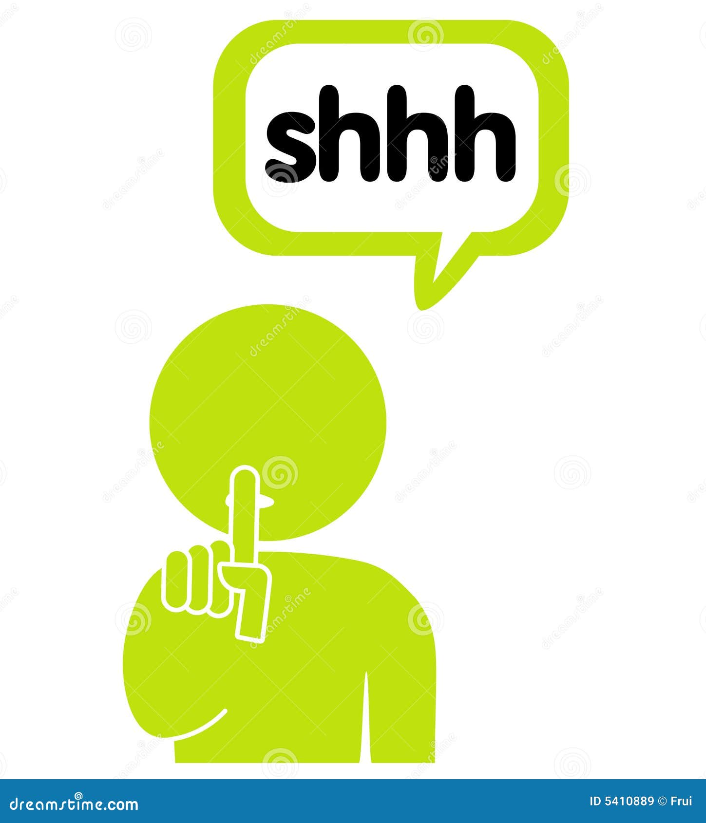 Hush Shhh, Keep Silent, Secret Stock Vector - Illustration of generated ...