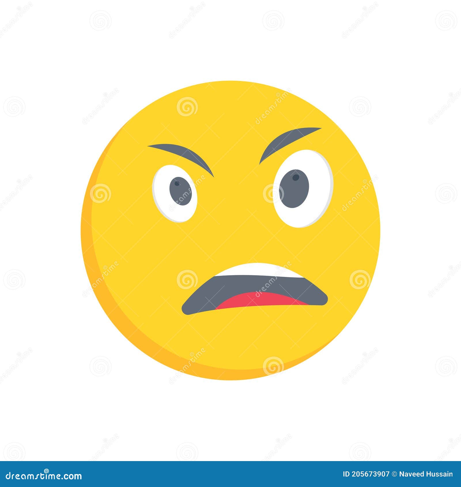 Hushed Vector Flat Colour Icon Stock Vector - Illustration of ...