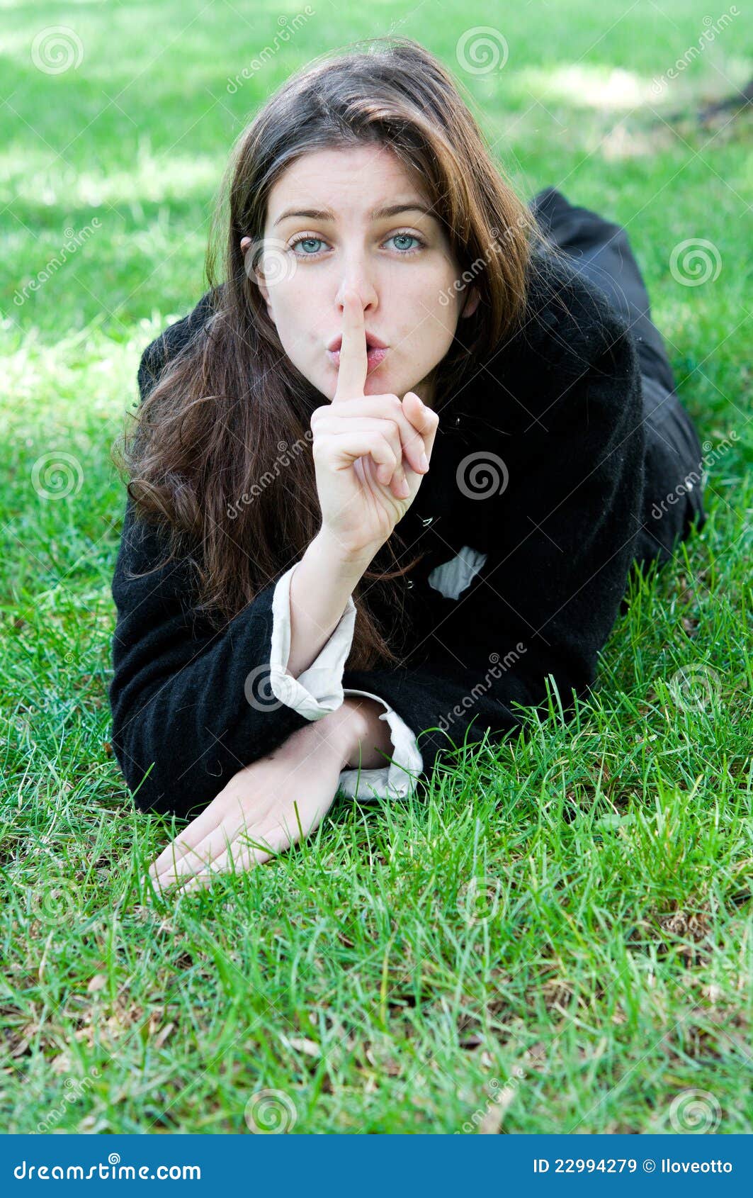 Hushing stock image. Image of pretty, cheeky, expression - 22994279