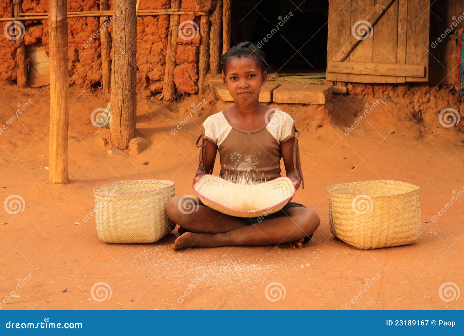 Woman Husking Rice Stock Photos - Free & Royalty-Free Stock Photos from ...