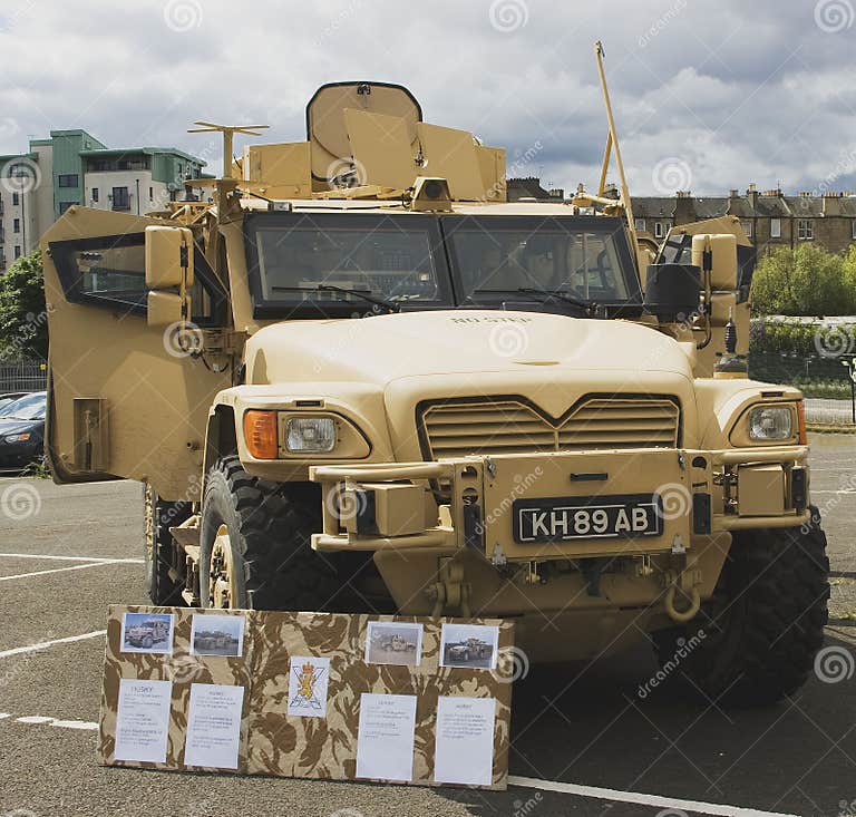 Husky Tactical Support Vehicle Editorial Stock Photo - Image of utility ...
