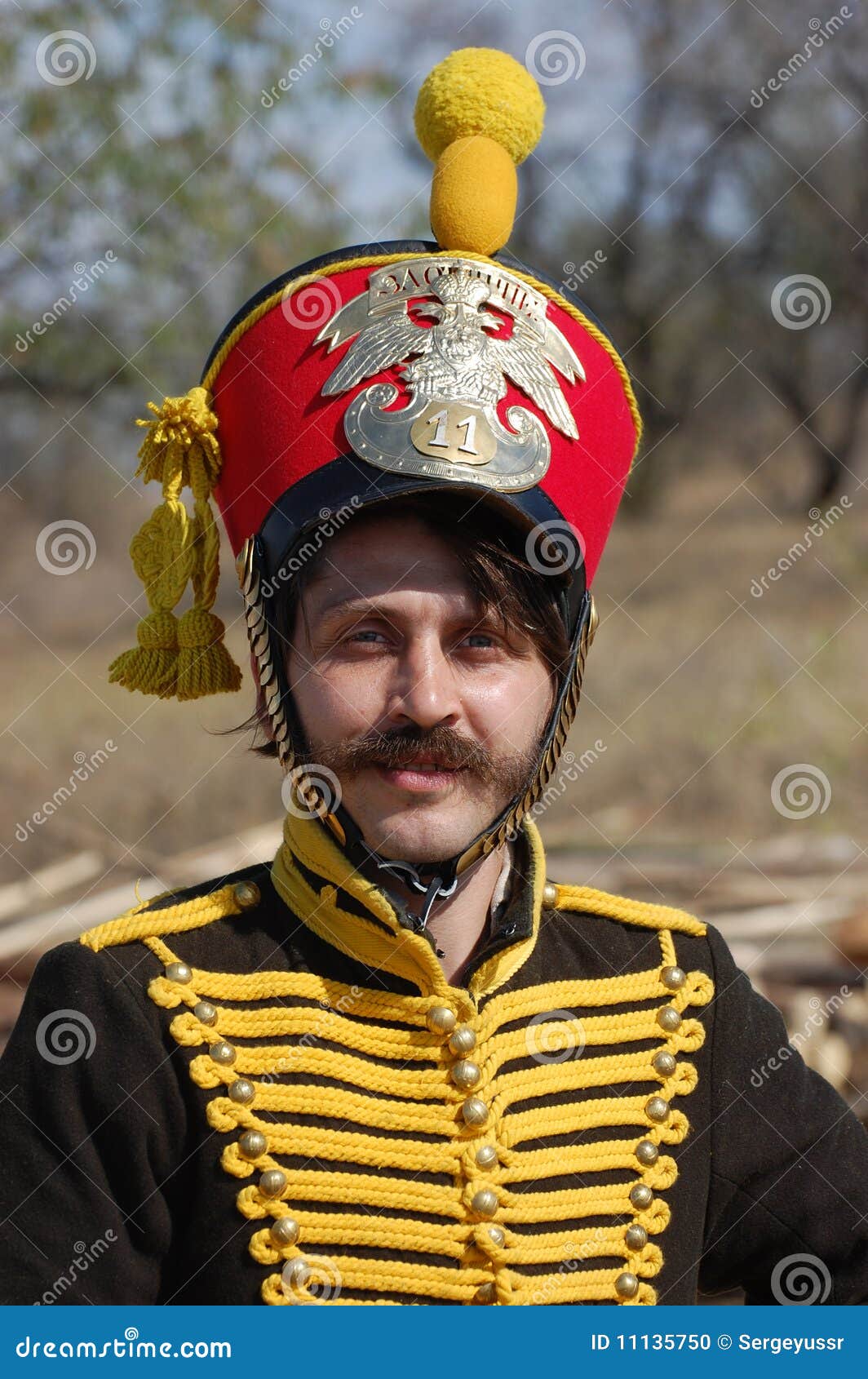 Hussar stock photo. Image of enactment, antique, kiev - 11135750
