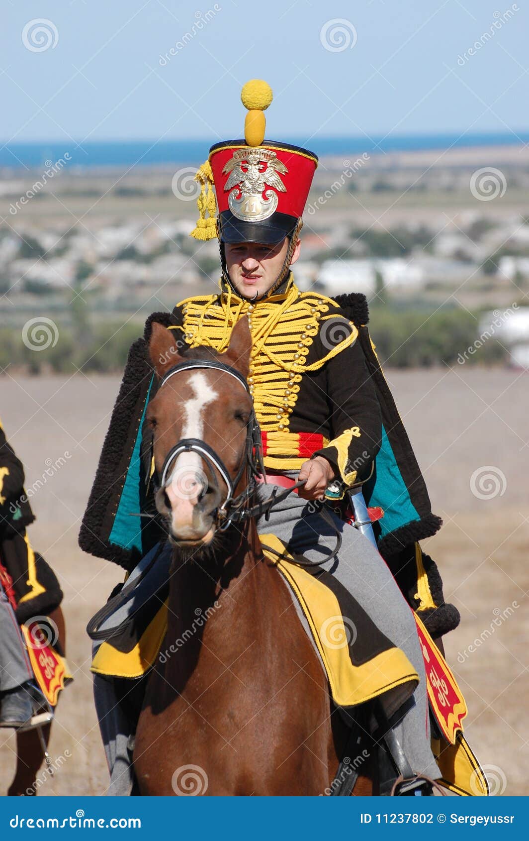 Hussar stock photo. Image of enacting, crimean, active - 11237802