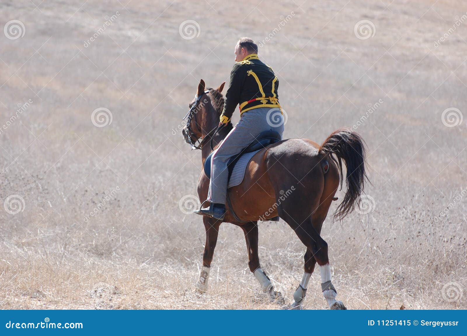 Hussar stock image. Image of outdoor, enaction, person - 11251415