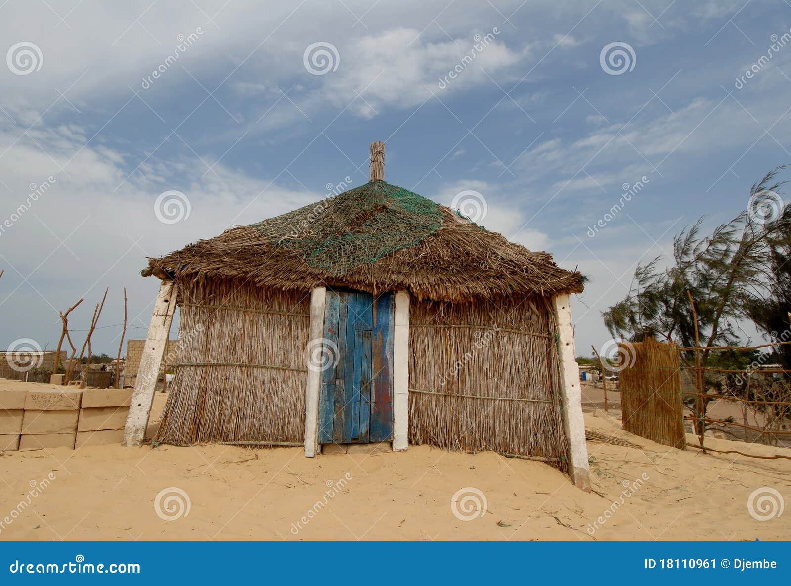 Hut stock image. Image of senegal, lake, pink, poles - 18110961
