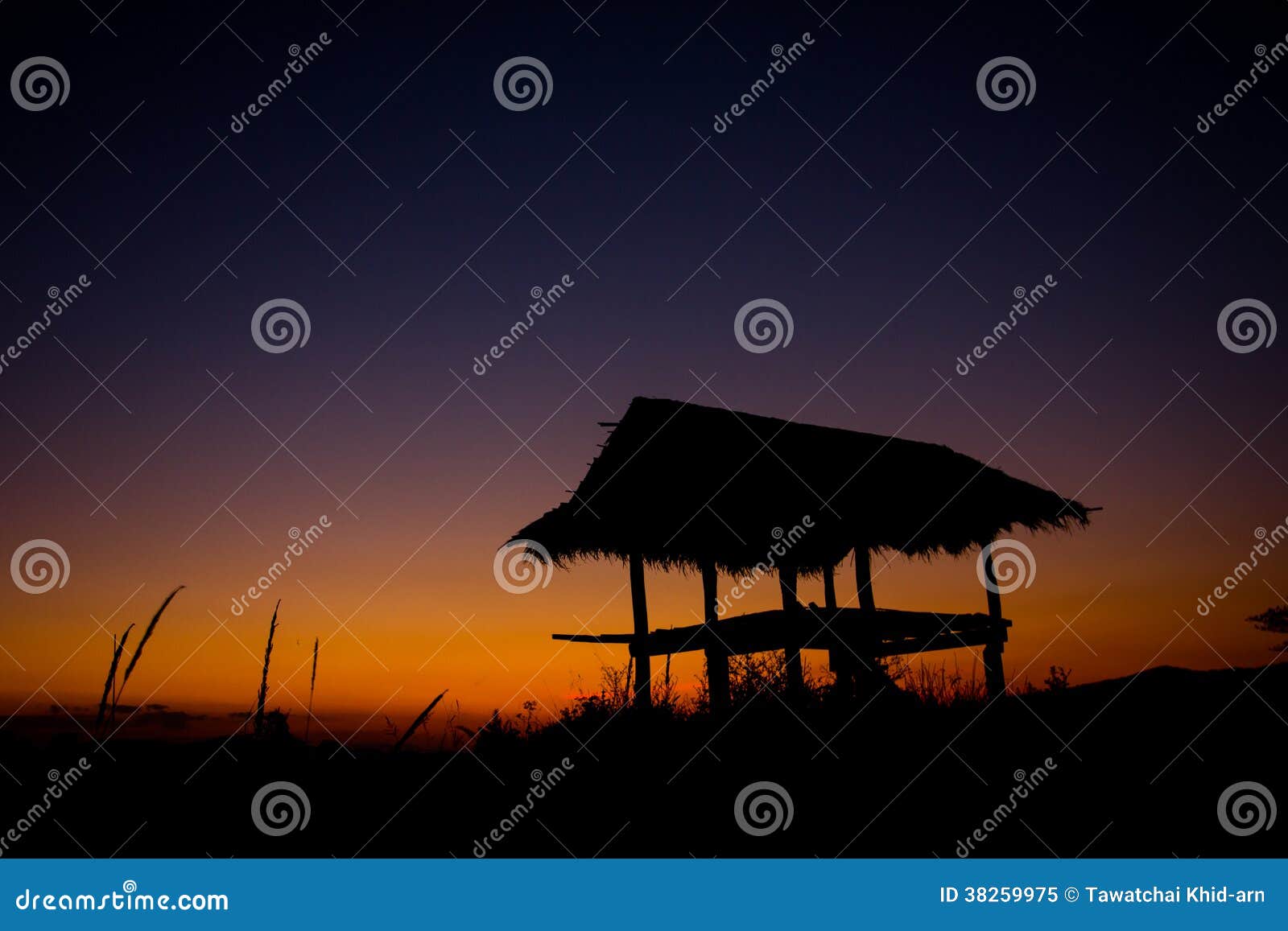 Hut stock image. Image of vacation, park, travel, landscape - 38259975