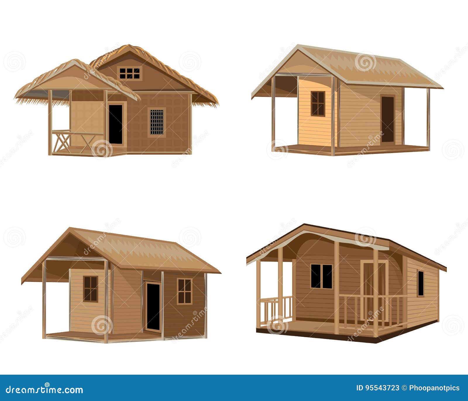 Hut design stock vector. Illustration of agriculture - 95543723