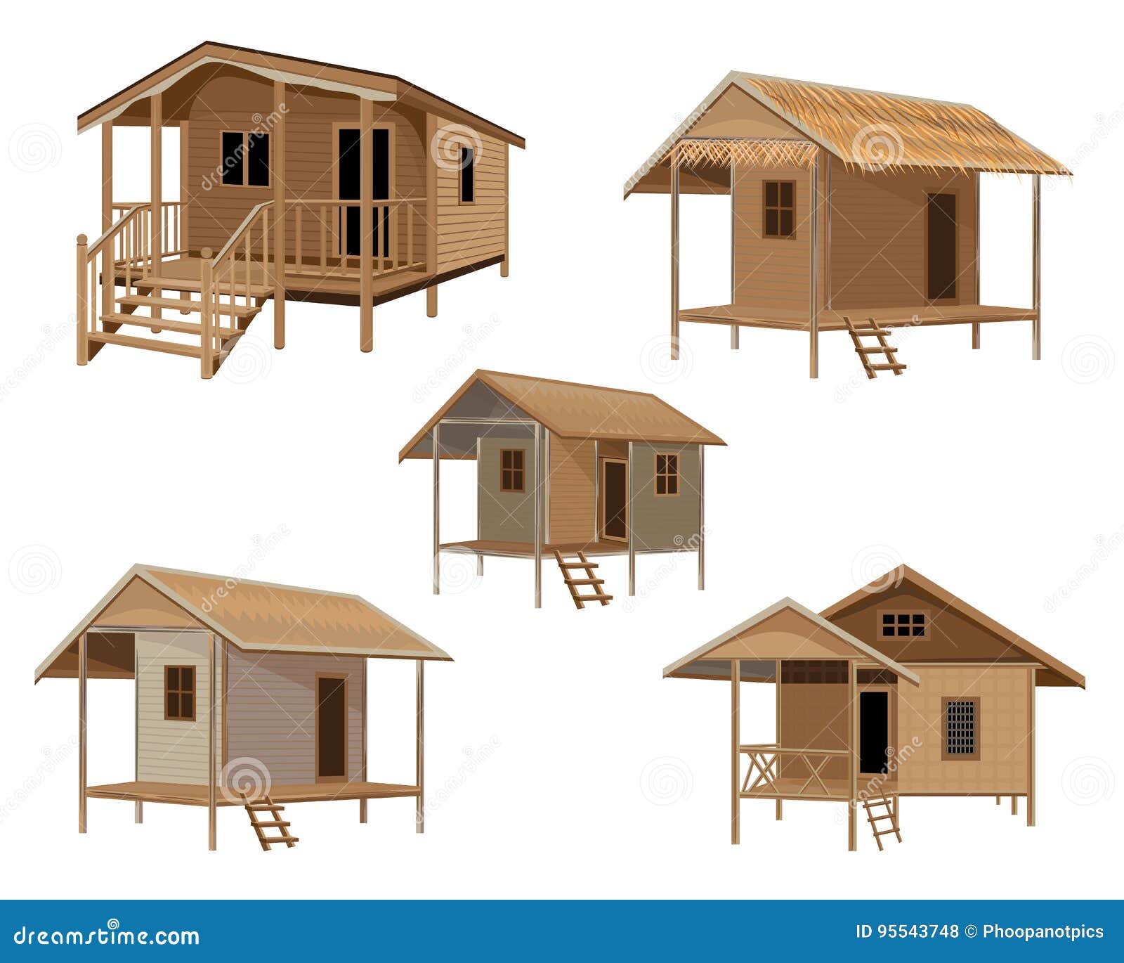 Hut design stock vector. Illustration of agriculture - 95543748