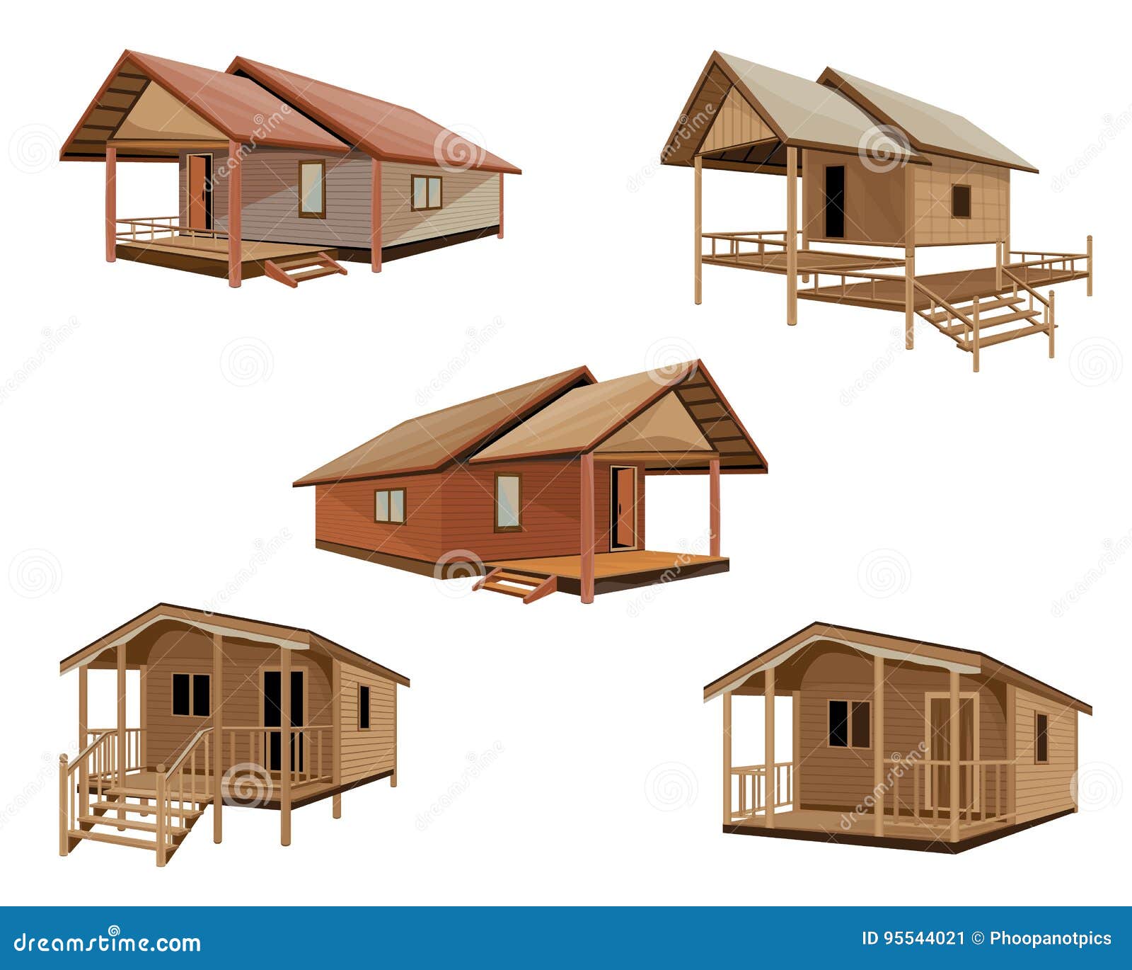 Hut design stock vector. Illustration of building, stair - 95544021