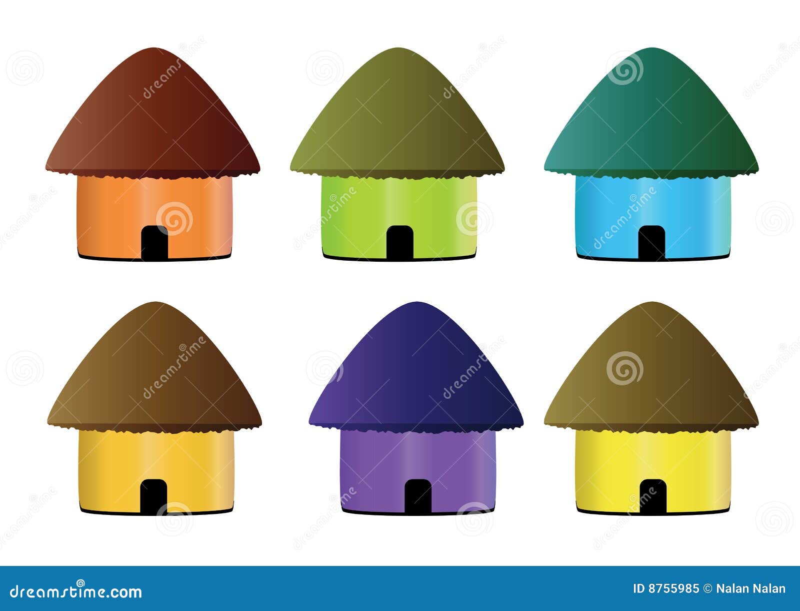 Hut icon stock illustration. Illustration of shack, house - 8755985