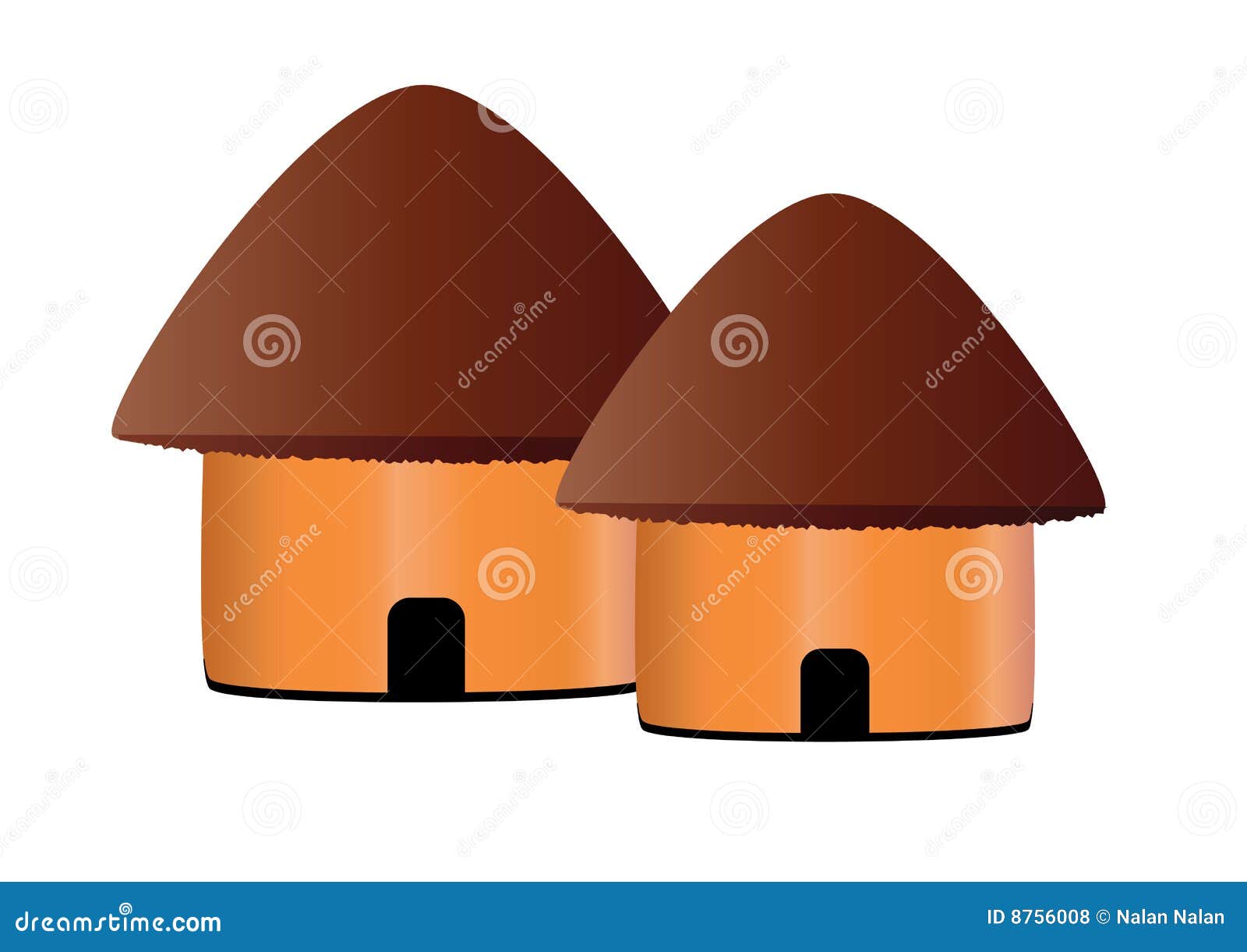 Hut icon stock vector. Illustration of green, culture - 8756008