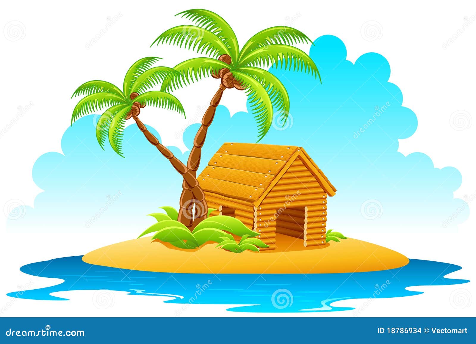 Hut in Island stock vector. Illustration of exterior - 18786934