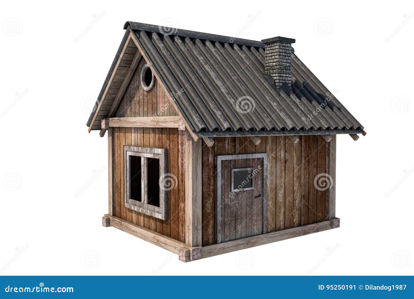 Hut stock image. Image of house, roof, window, isolated - 95250191