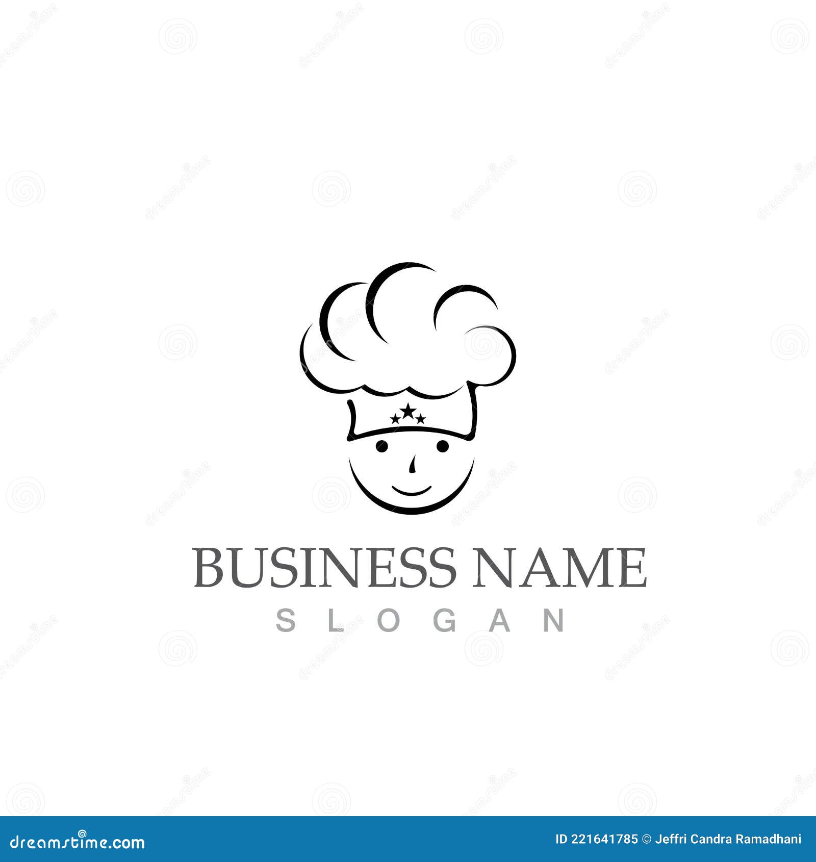 Hut Koch Logo Vektor Illustration Vorlage Vektor Abbildung ...