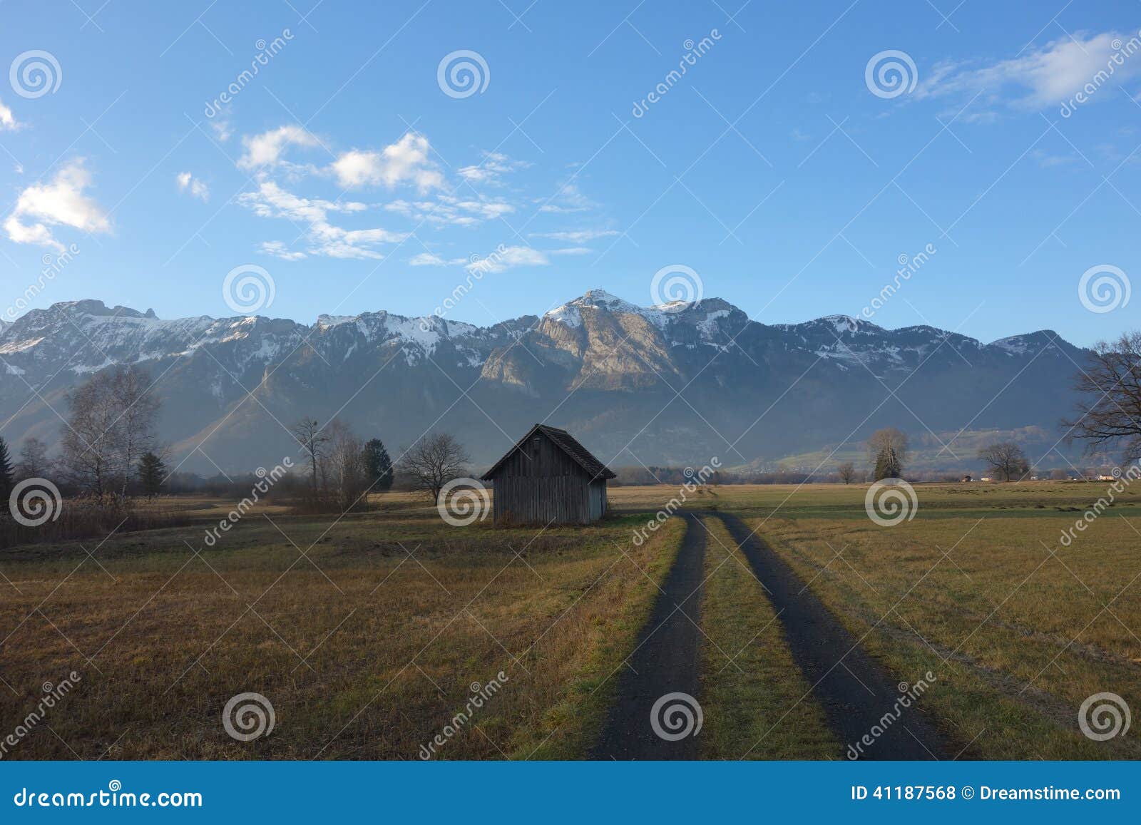Hut in a marsh plain stock photo. Image of marsh, azzurro - 41187568
