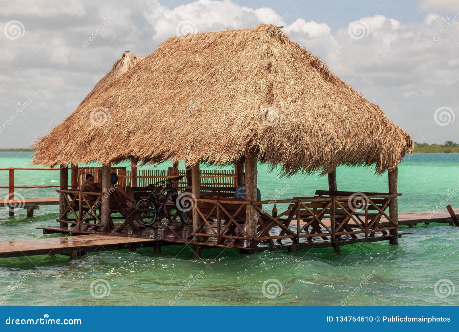 Hut, Resort, Sea, Vacation Picture. Image: 134764610