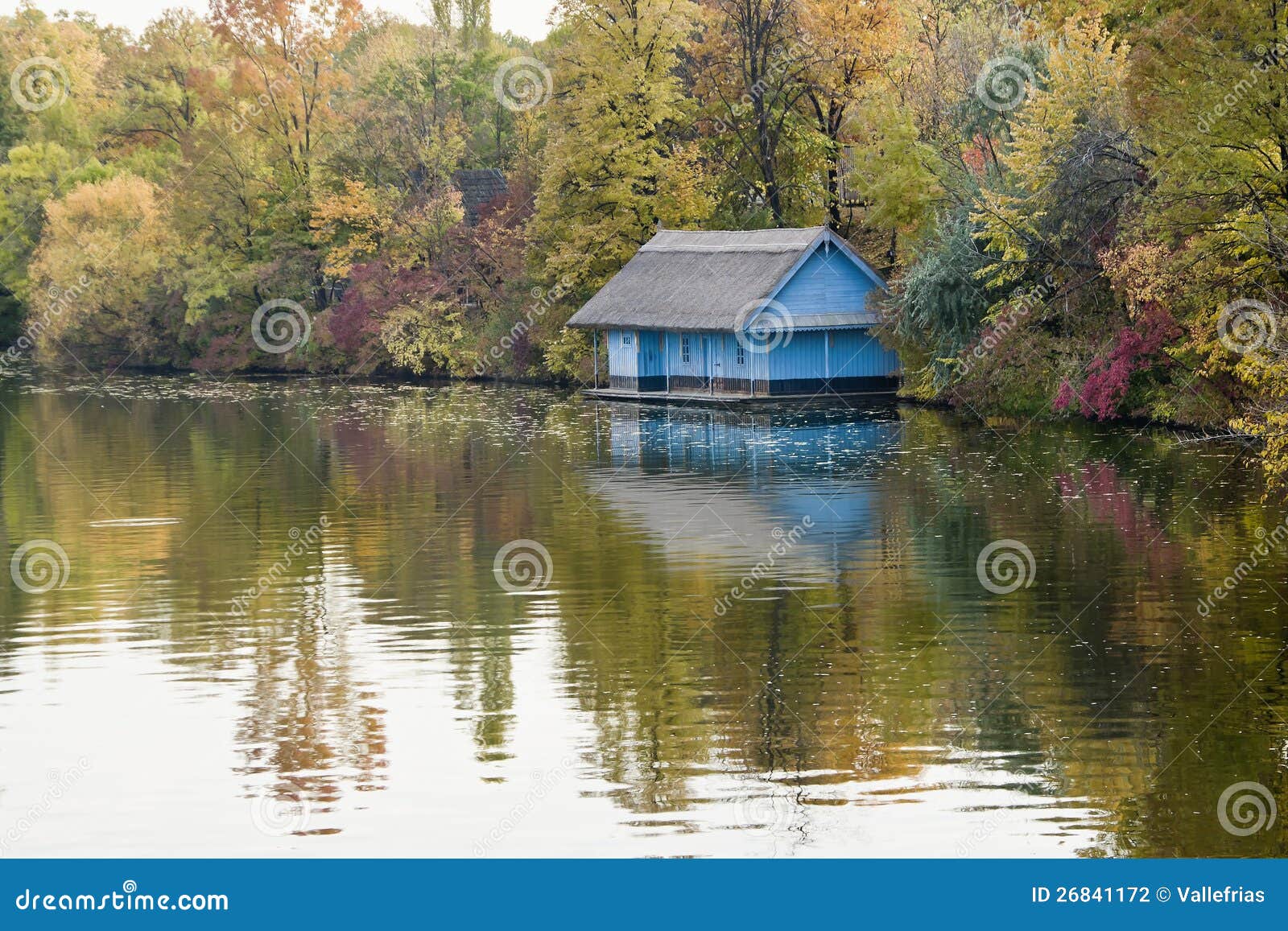 Hut on river stock photo. Image of rural, rustic, green - 26841172