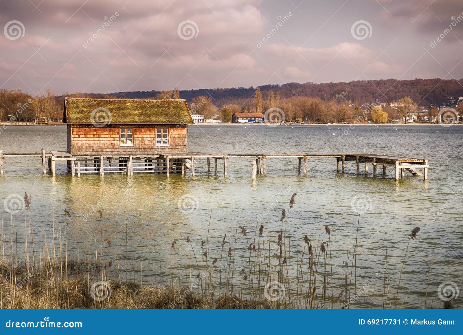 Hut See Ammersee-Bayern stockbild. Bild von warm, typisch - 69217731