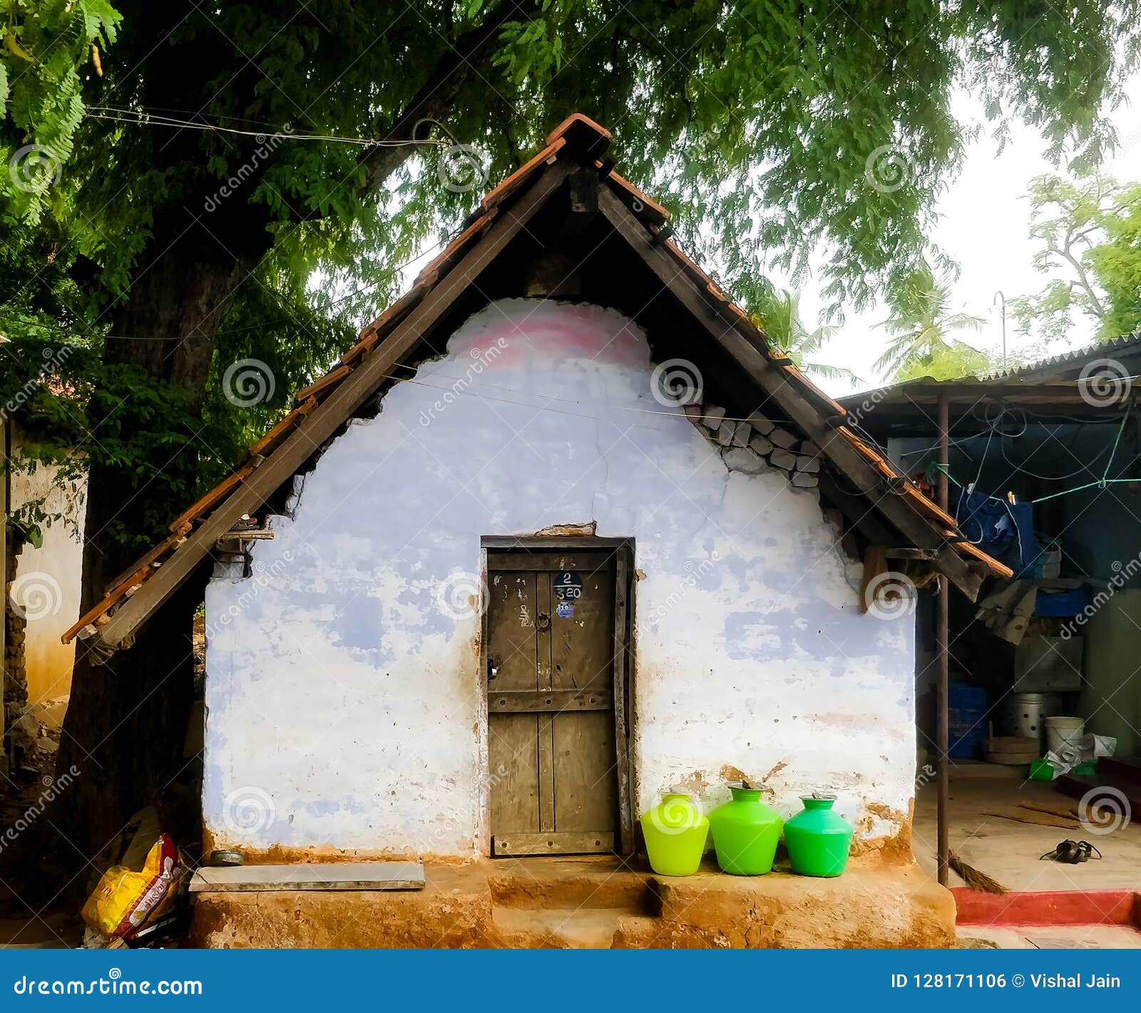 Hut stock photo. Image of rural, isolation, typical - 128171106