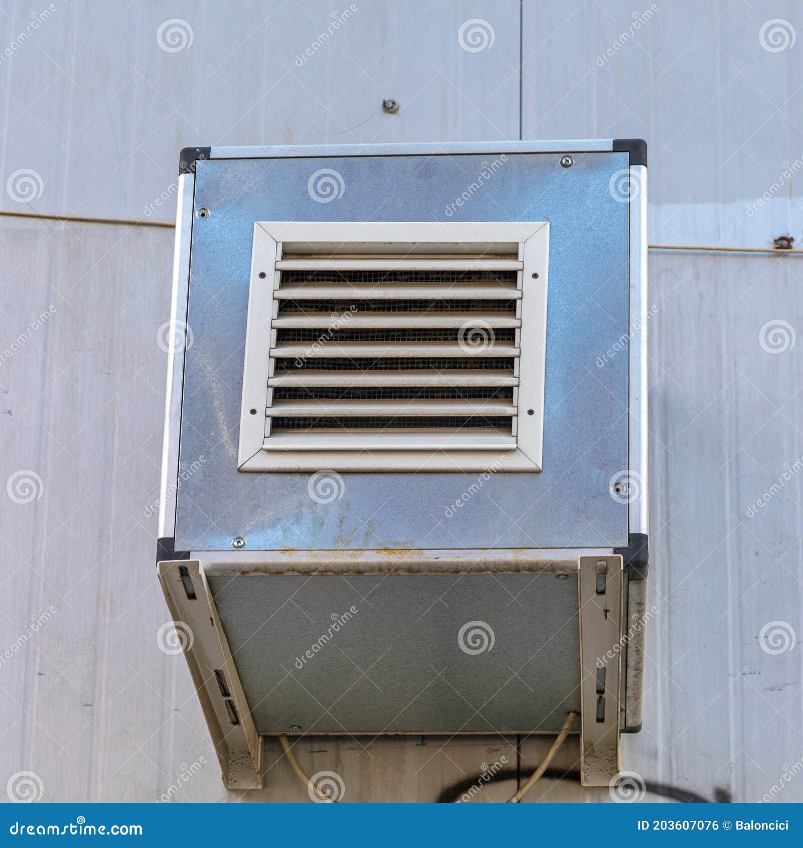 Hvac Box Exterior stock photo. Image of cold, cooling - 203607076