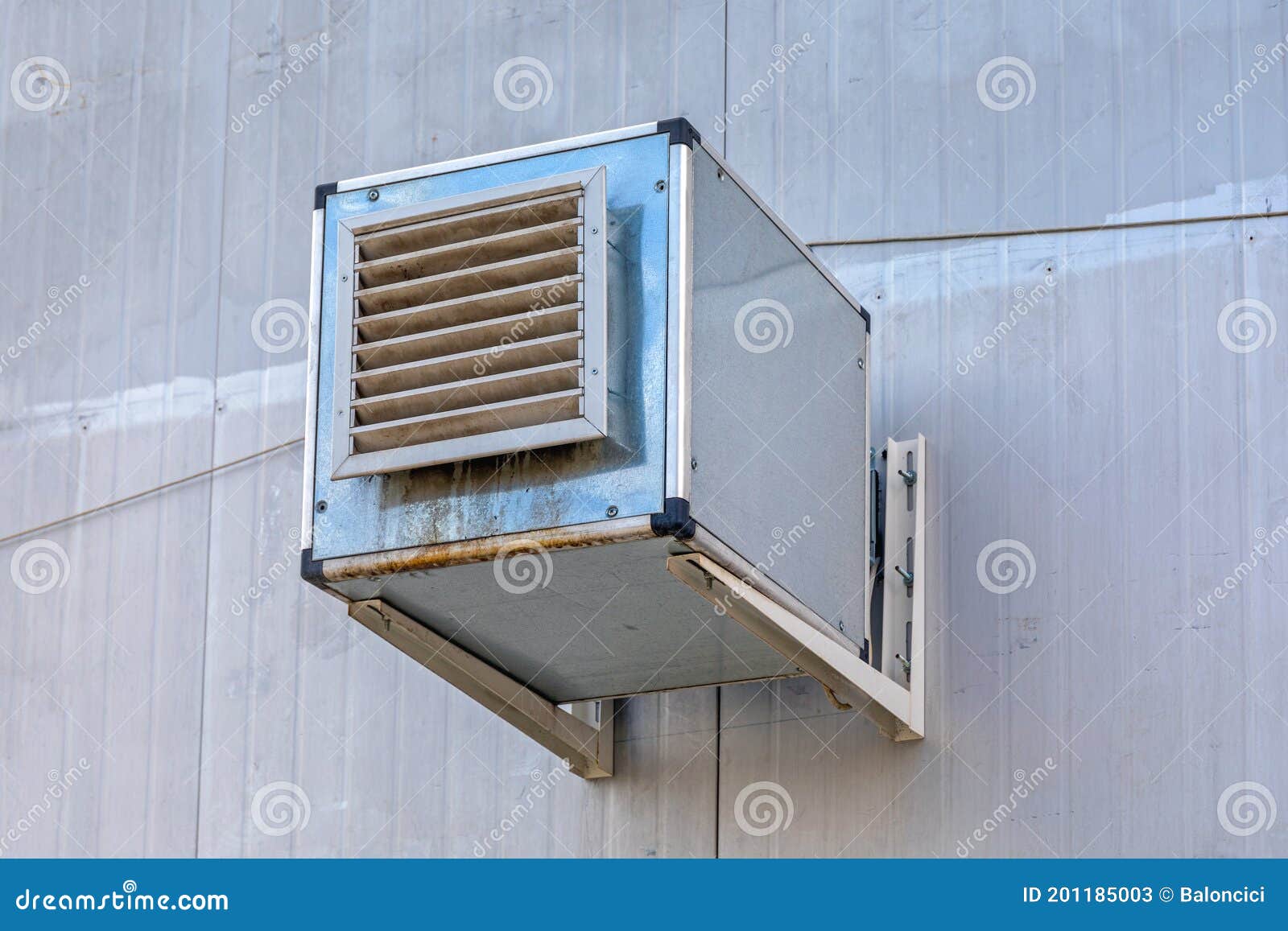 Hvac Box External stock image. Image of cooling, vents - 201185003
