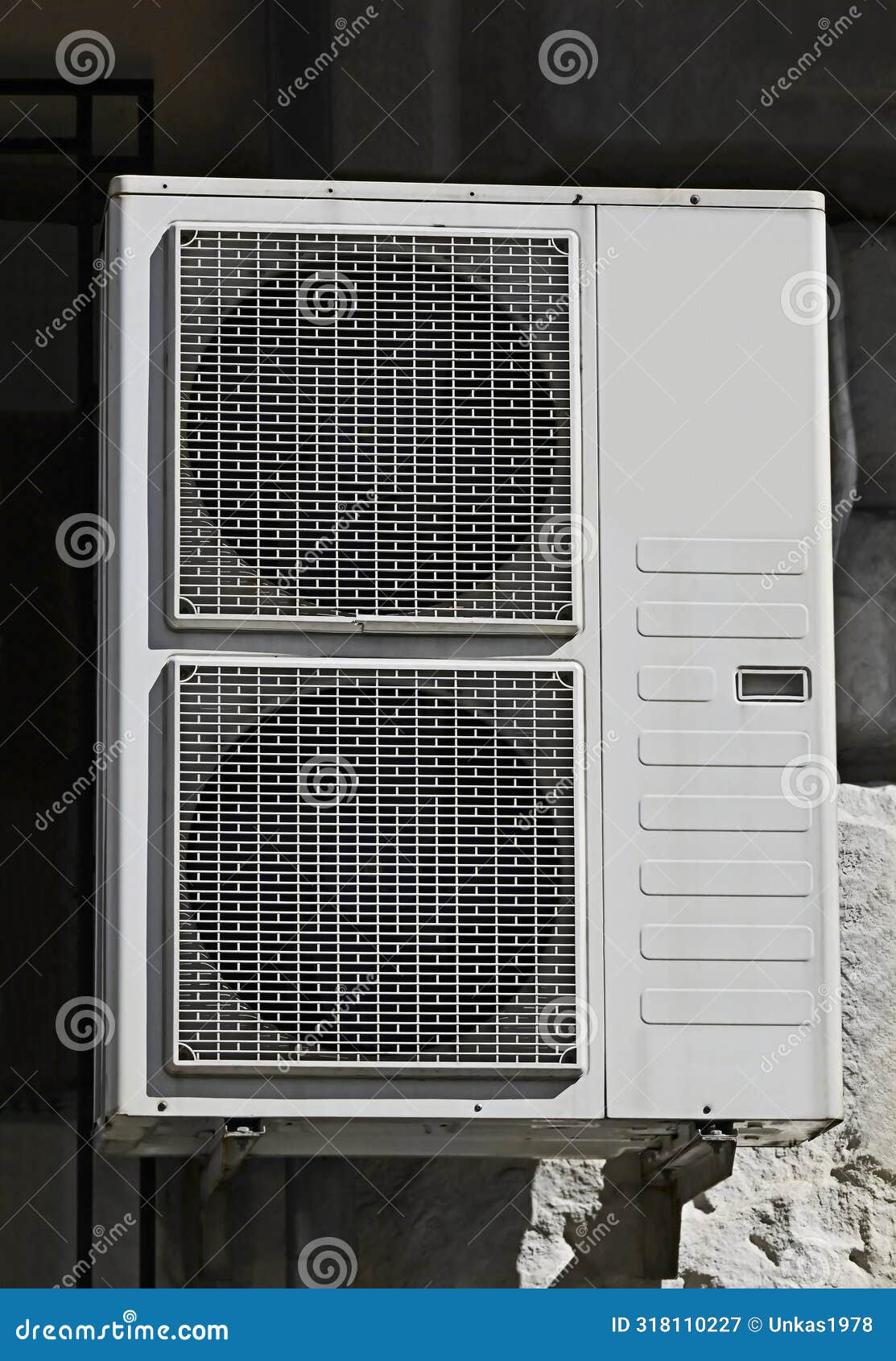 HVAC external unit stock image. Image of cooling, cold - 318110227