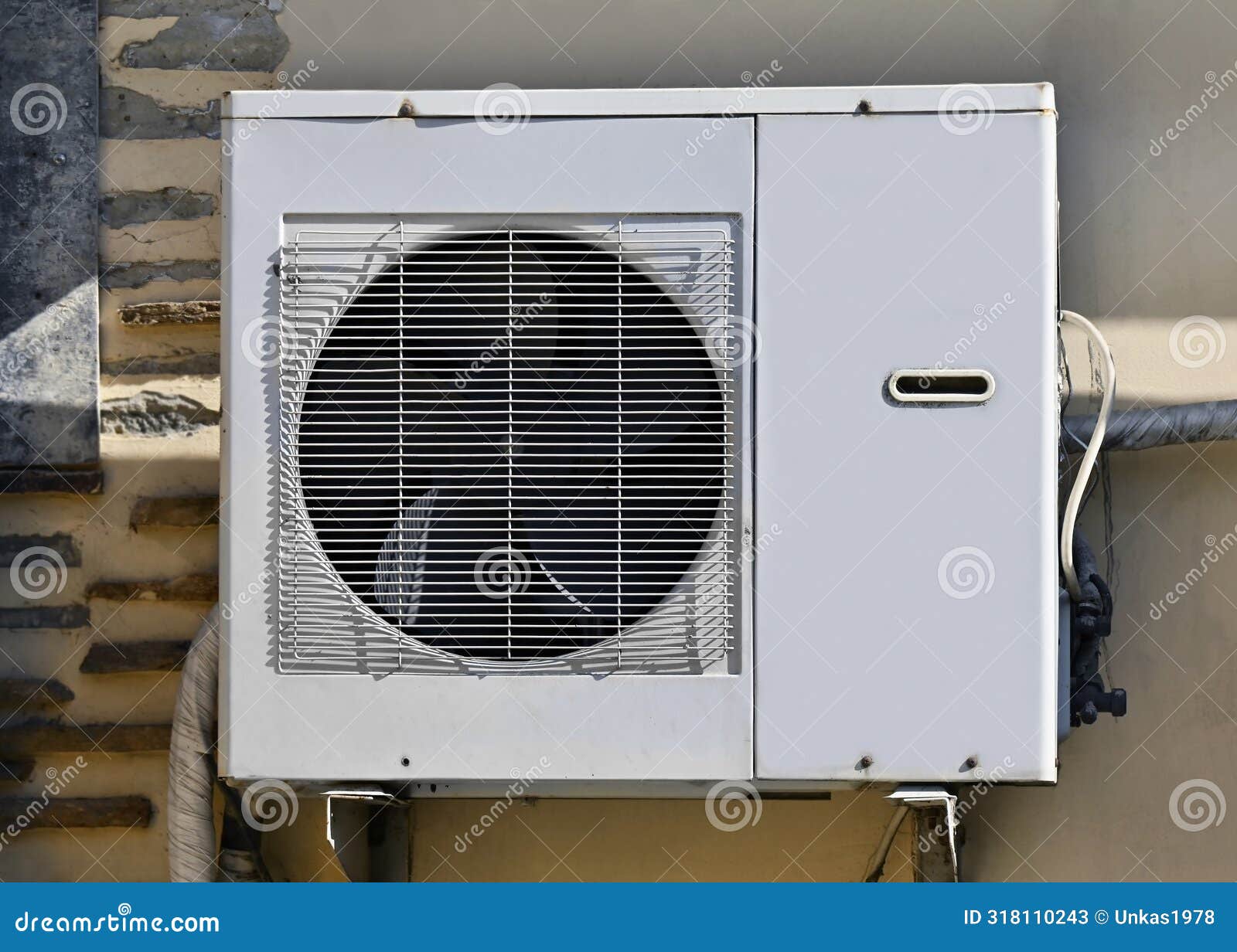HVAC external unit stock image. Image of pump, building - 318110243