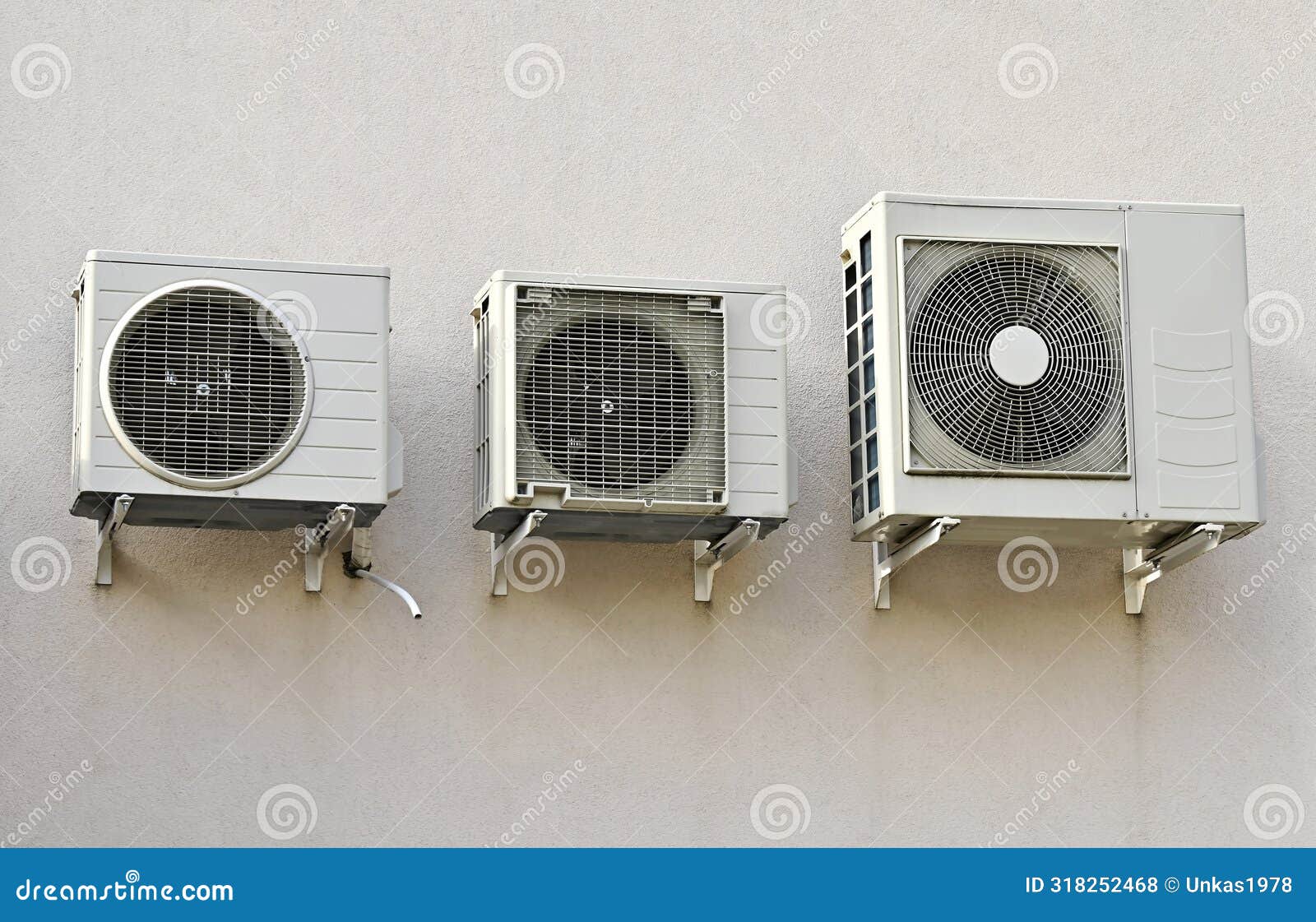 HVAC external unit stock photo. Image of temperature - 318252468