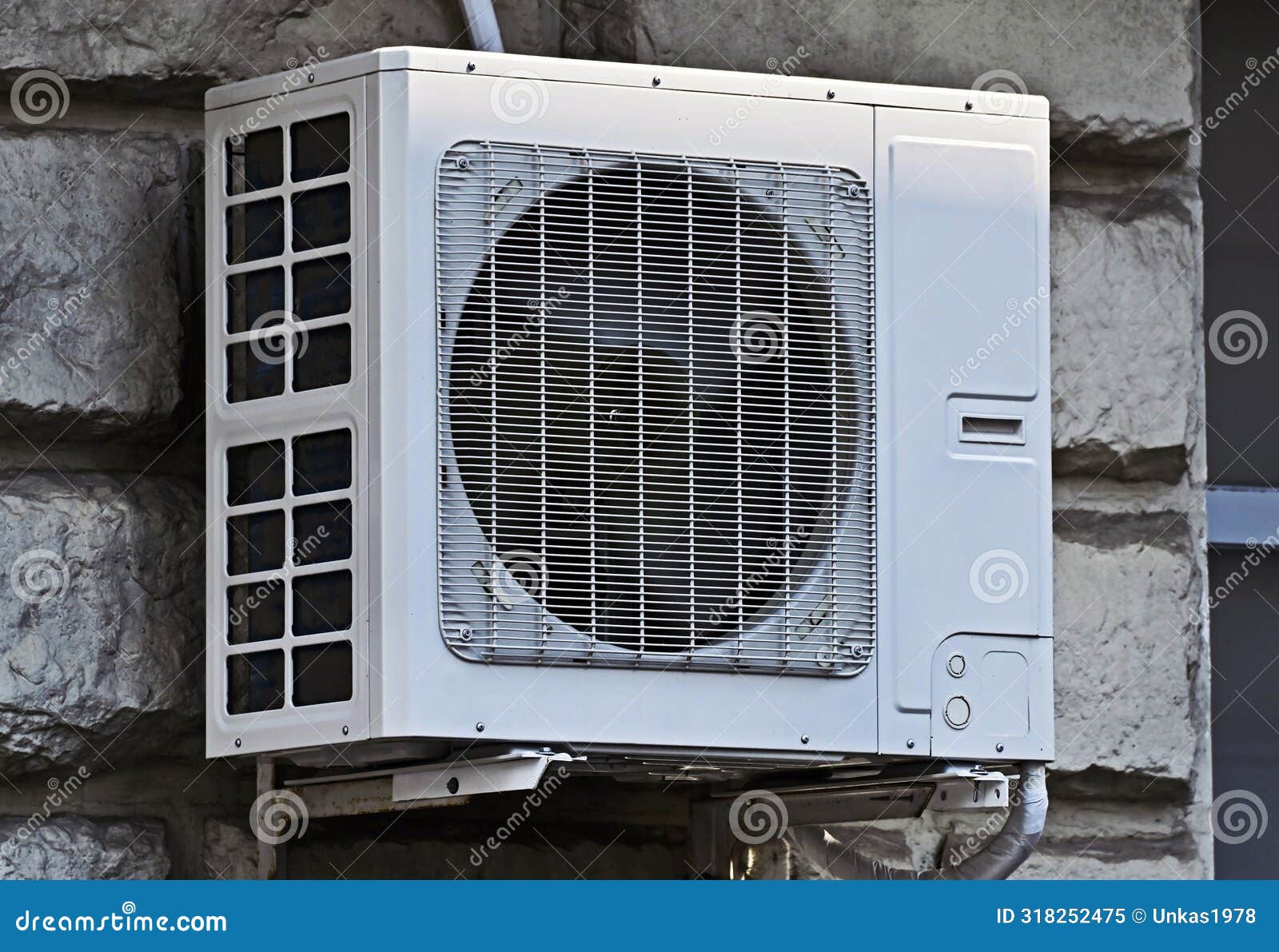 HVAC external unit stock image. Image of machinery, cooler - 318252475