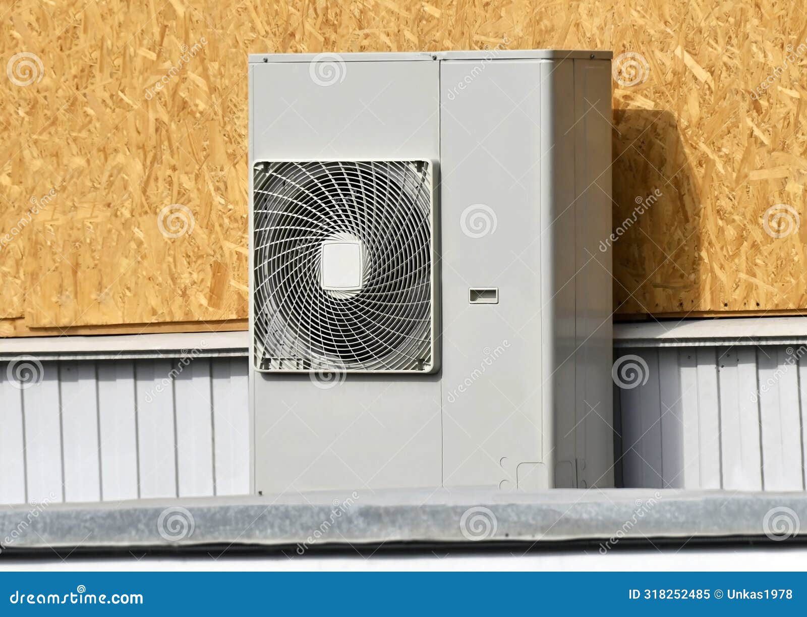 HVAC external unit stock image. Image of industry, construction - 318252485