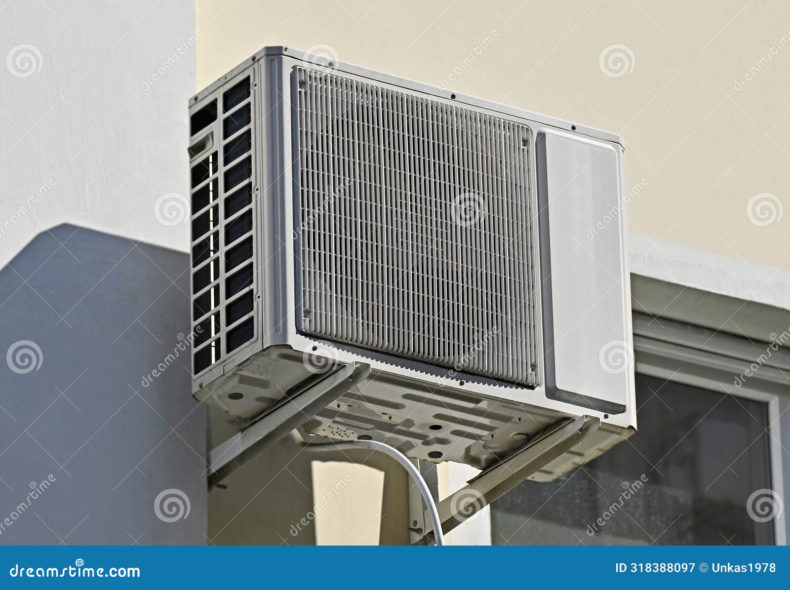 HVAC external unit stock image. Image of technology - 318388097