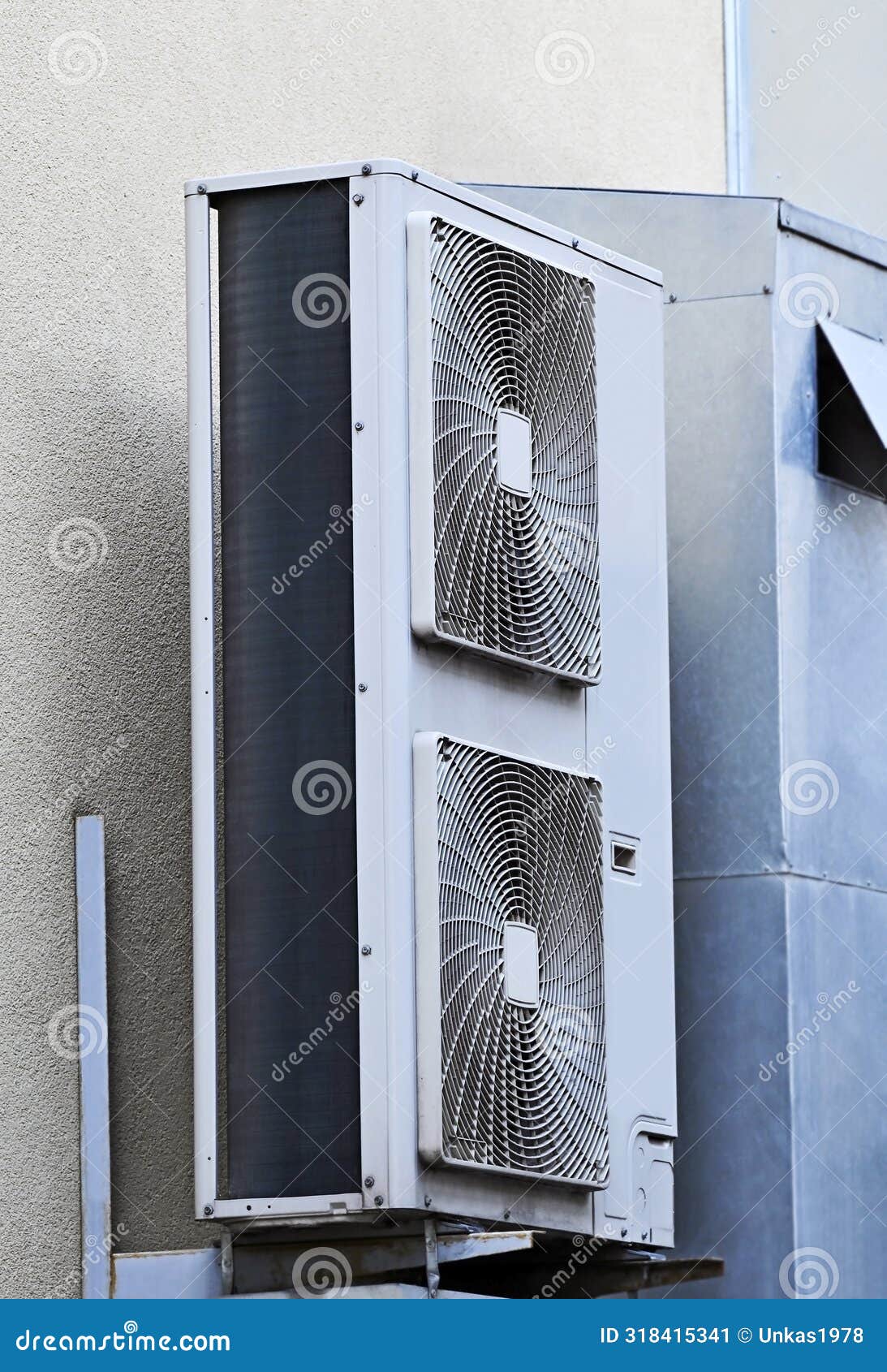 HVAC external unit stock image. Image of conditioner - 318415341