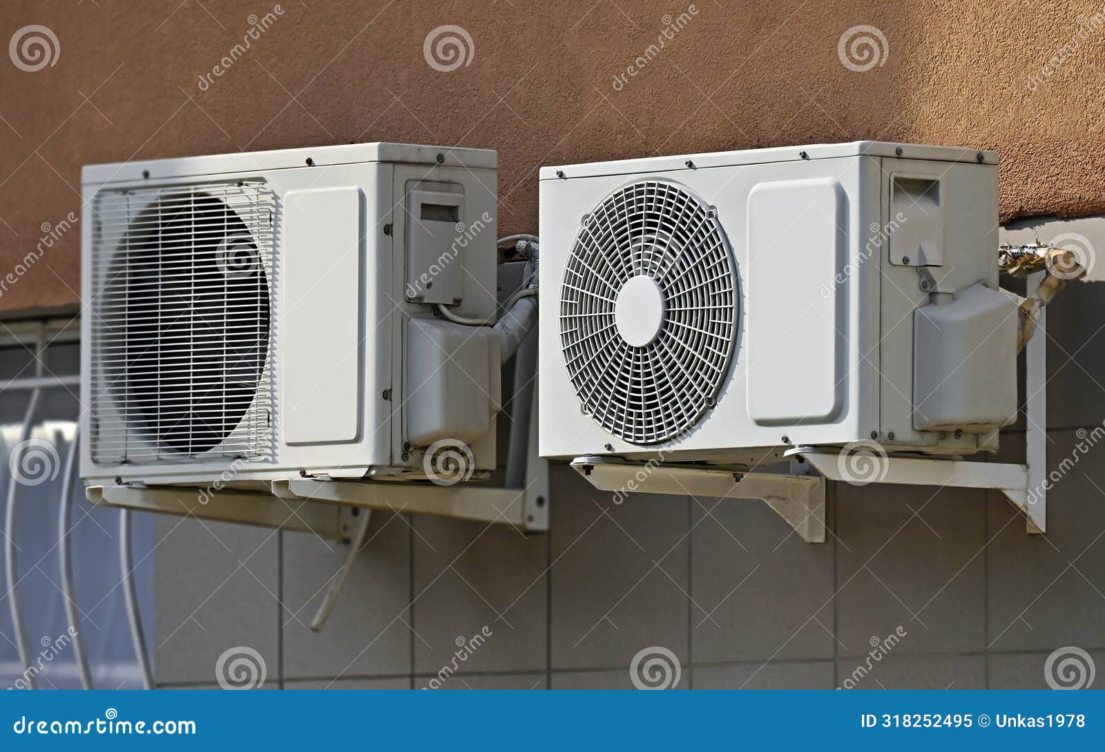 HVAC external unit stock image. Image of conditioning - 318252495