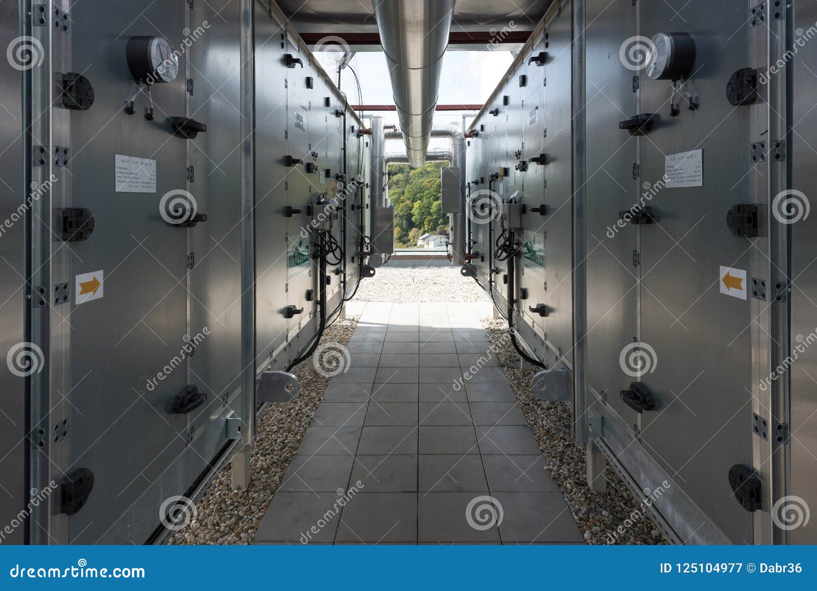 Hvac Machine, Forced Ventilaton Engine, Air Conditioning Appliance ...