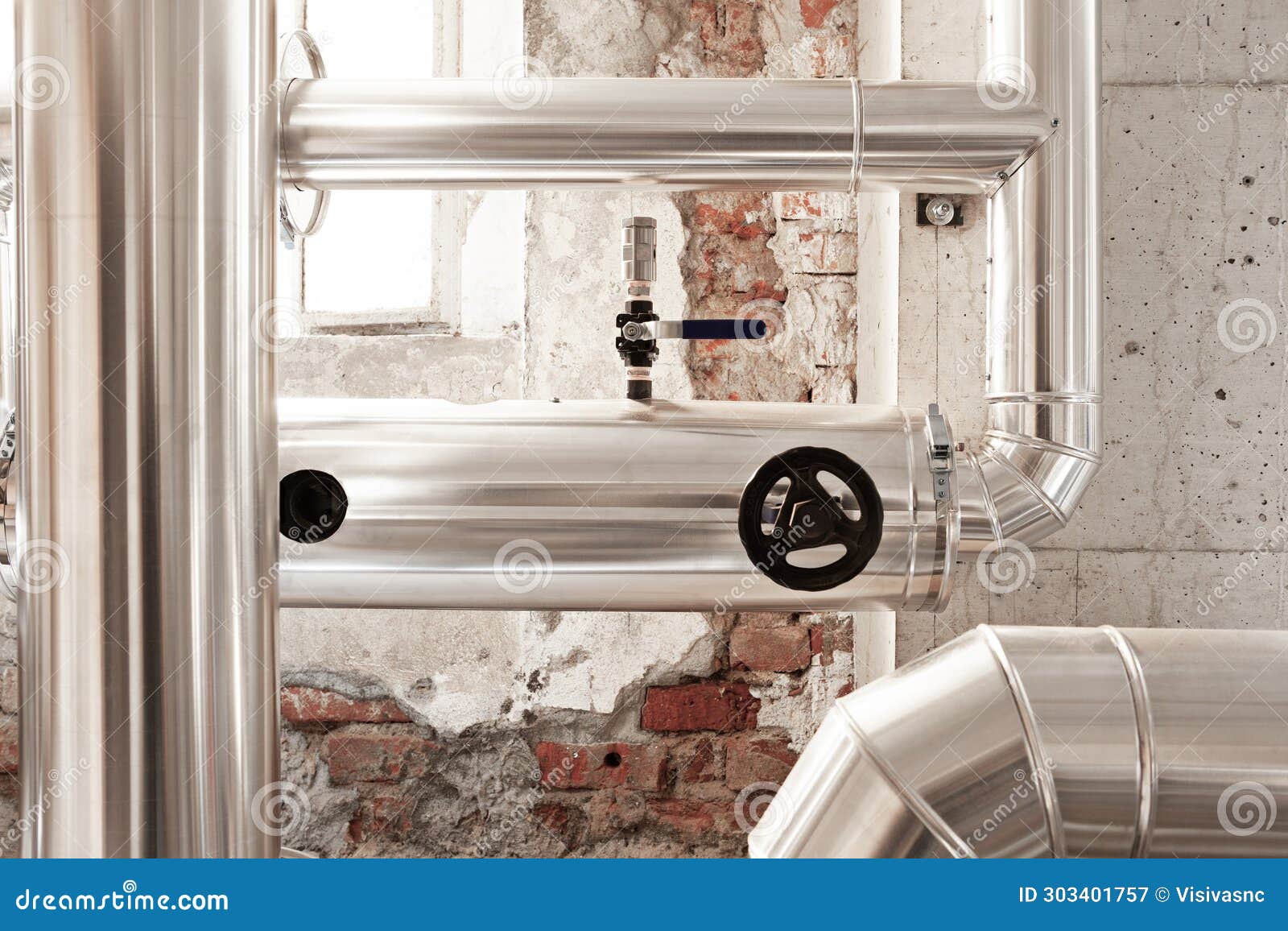 Hvac Pipes, Heating, Ventilation, Air Conditioning and Cooling System ...