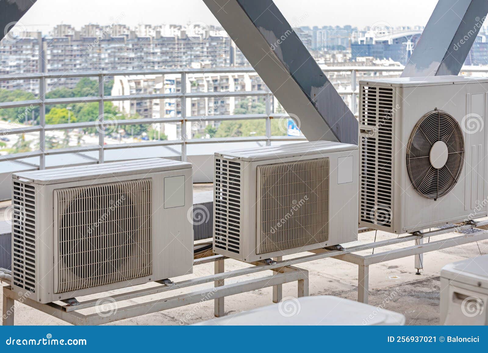 Hvac System Building Top stock image. Image of hvac - 256937021