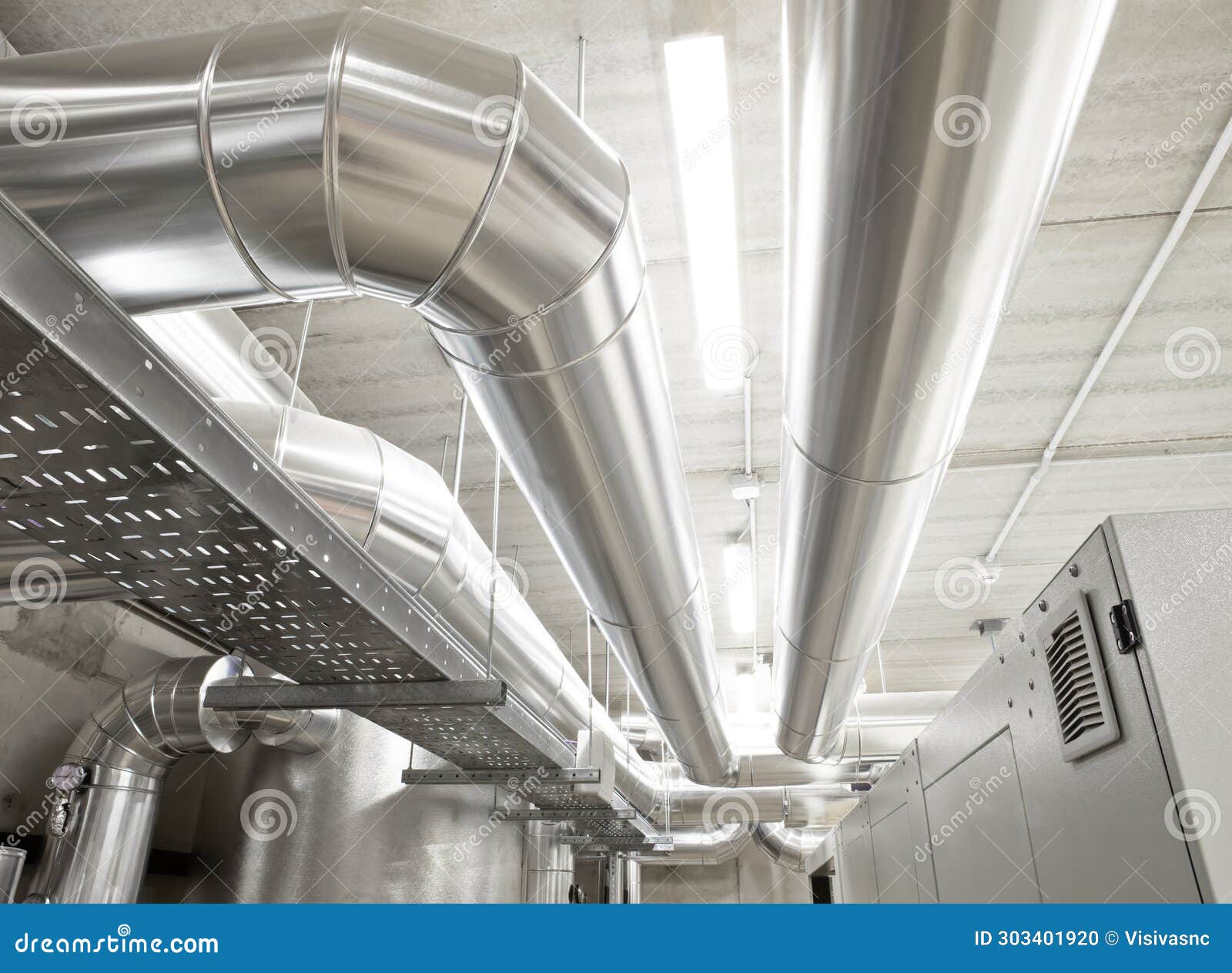 HVAC System Pipes, Handling Heating, Ventilation, Air Conditioning, and ...