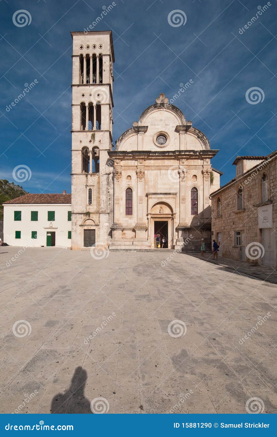 Hvar Croatia Cathedral stock photo. Image of hill, city - 15881290