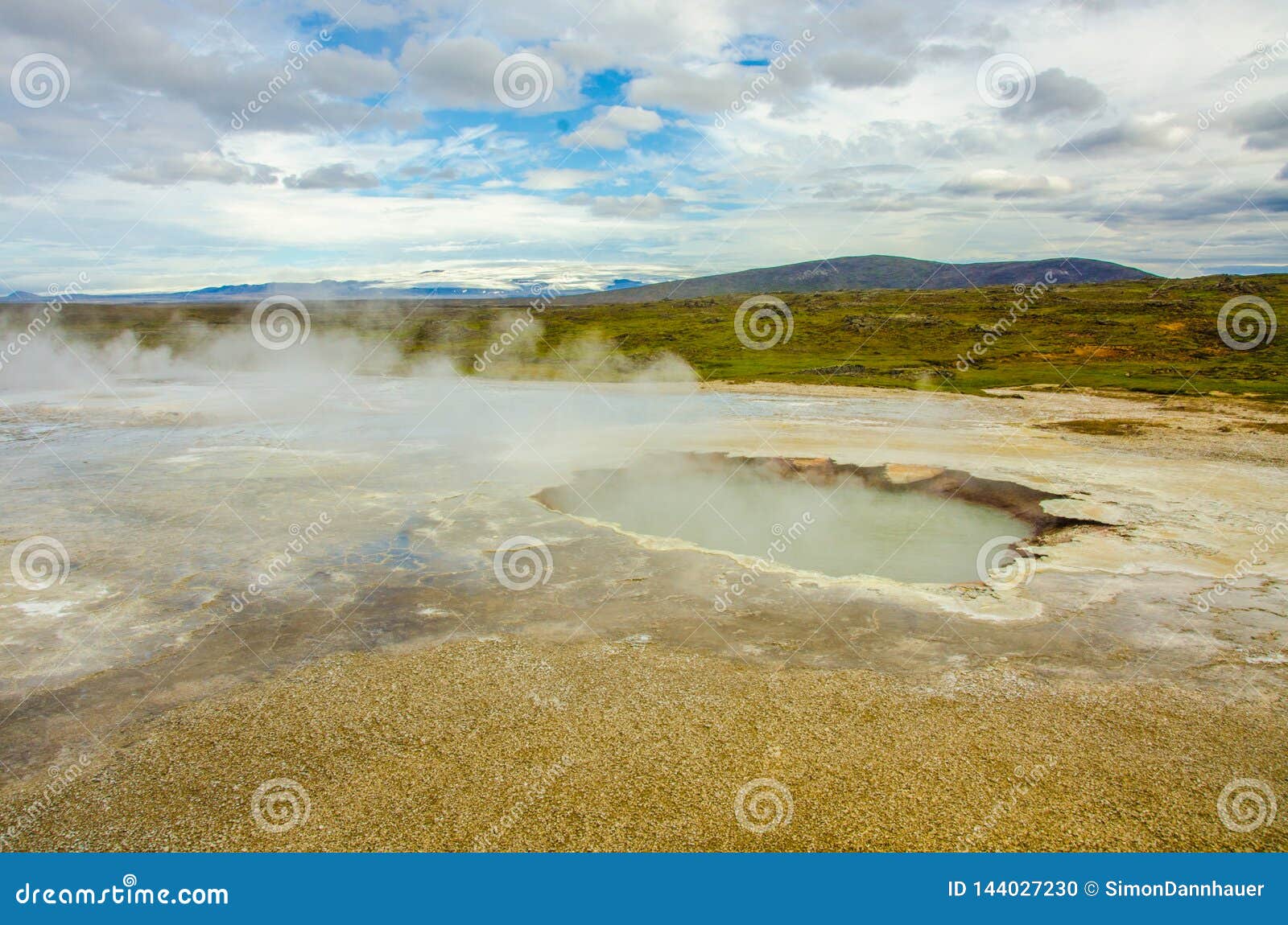 Hveravellir - Geothermal Hot Spring - Iceland Stock Photo - Image of ...
