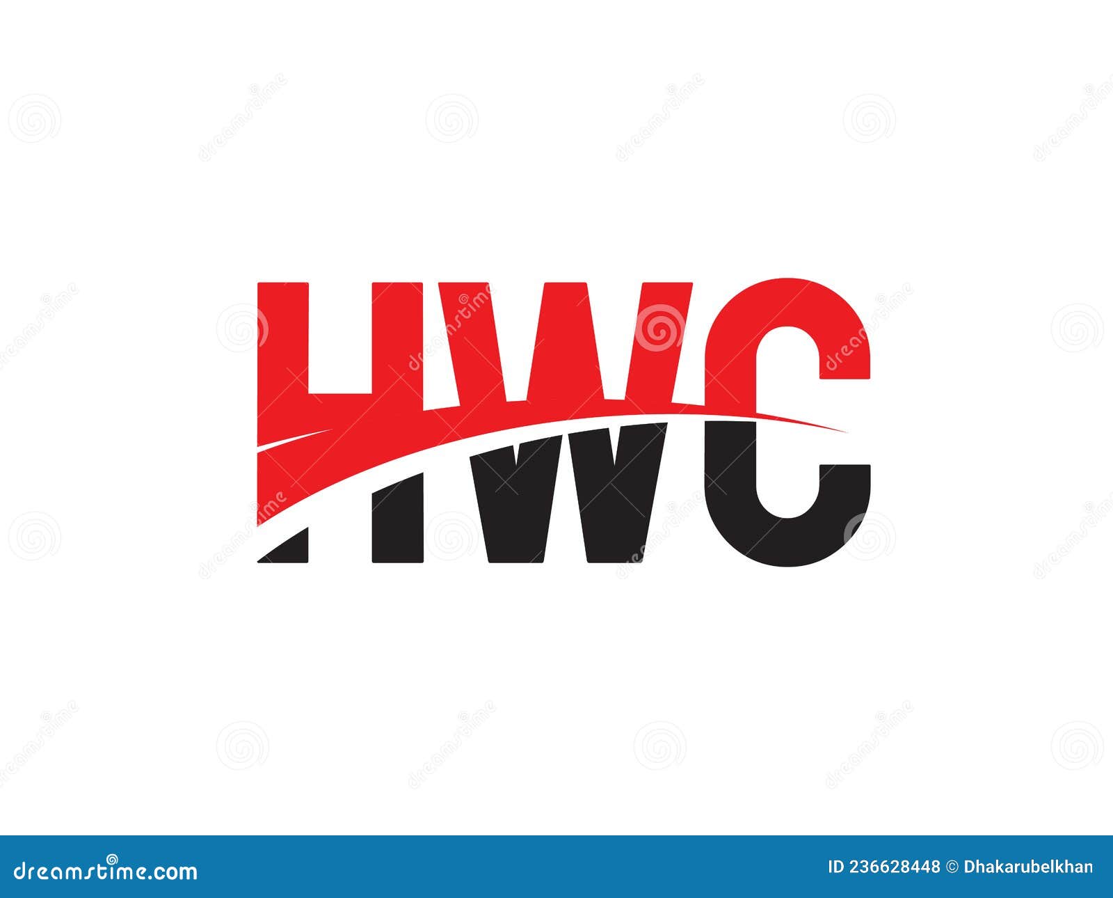 HWC Letter Initial Logo Design Vector Illustration Stock Vector ...